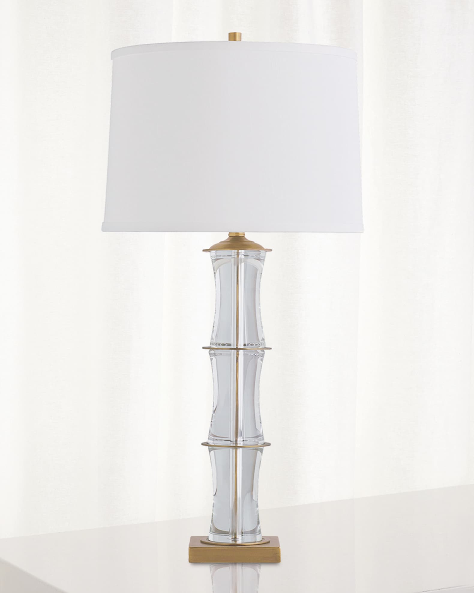 Port 68 Rivoli Crystal Lamp | Neiman Marcus