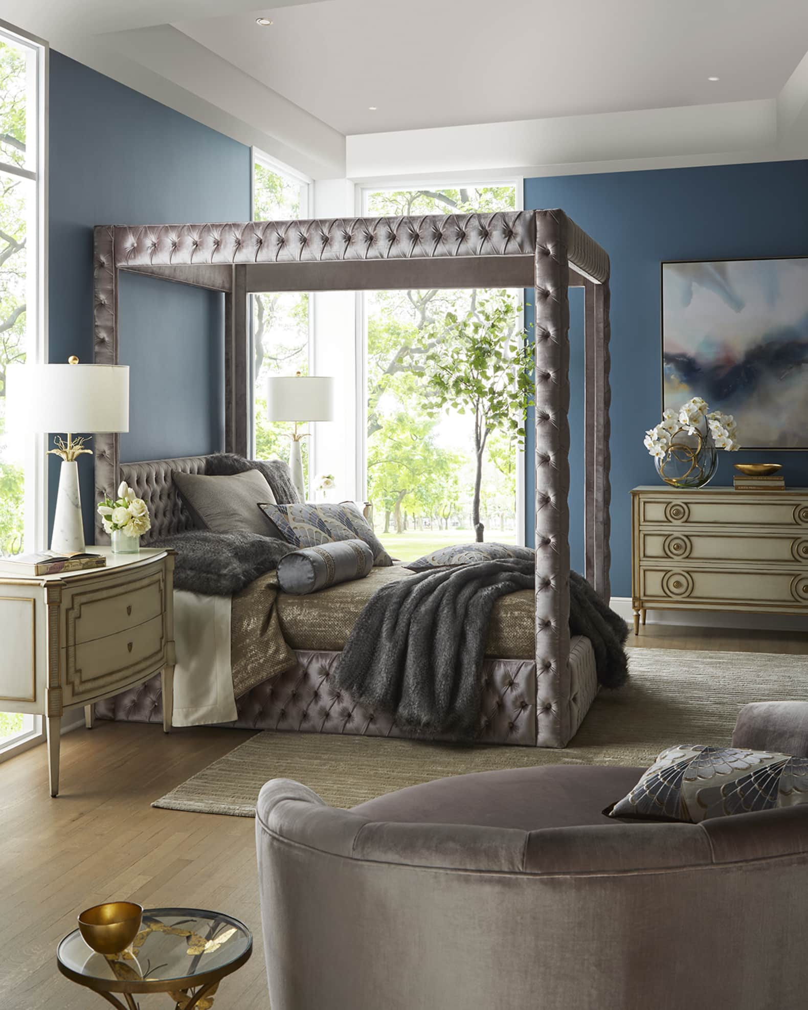 Astrid King Canopy Bed | Neiman Marcus