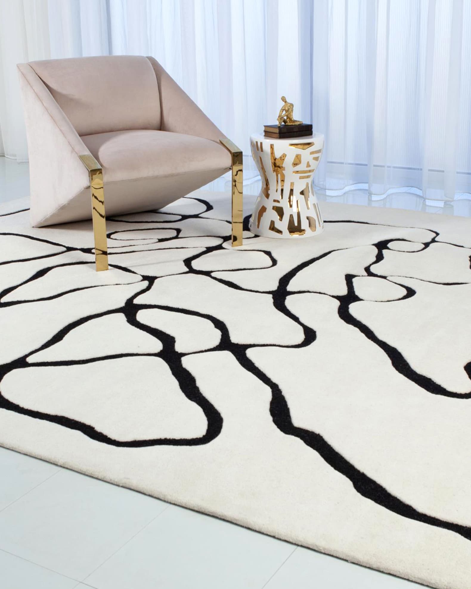 Squiggle Rugs | Neiman Marcus