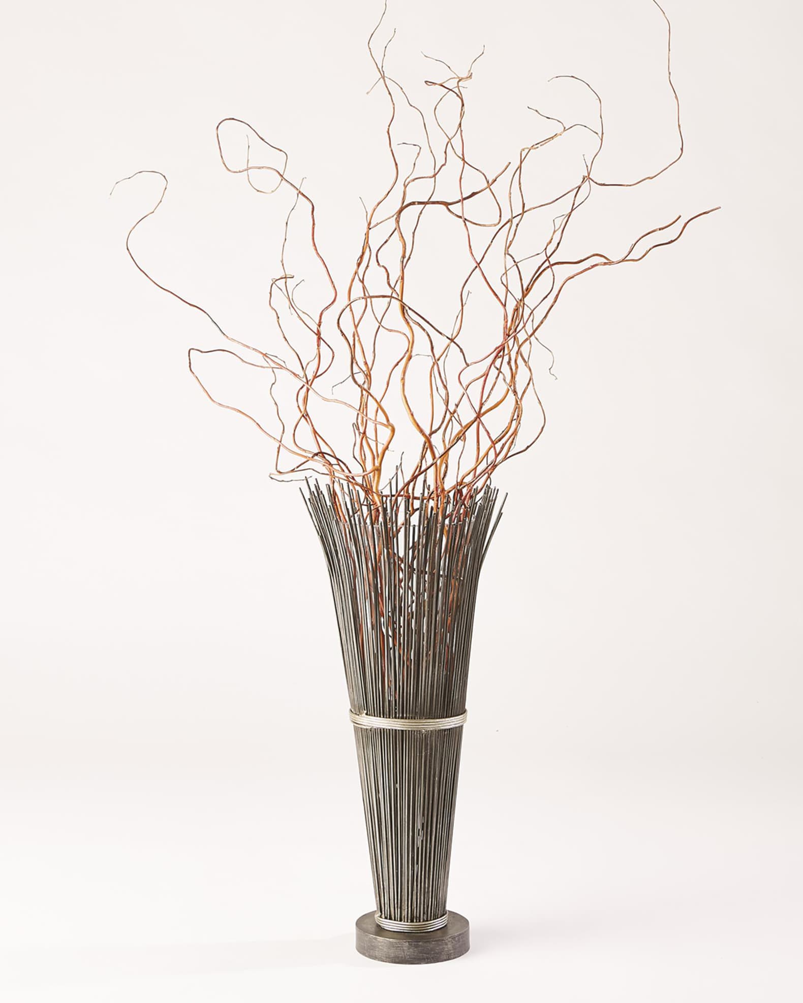 William D Scott for Global Views Small Wire Vase | Neiman Marcus