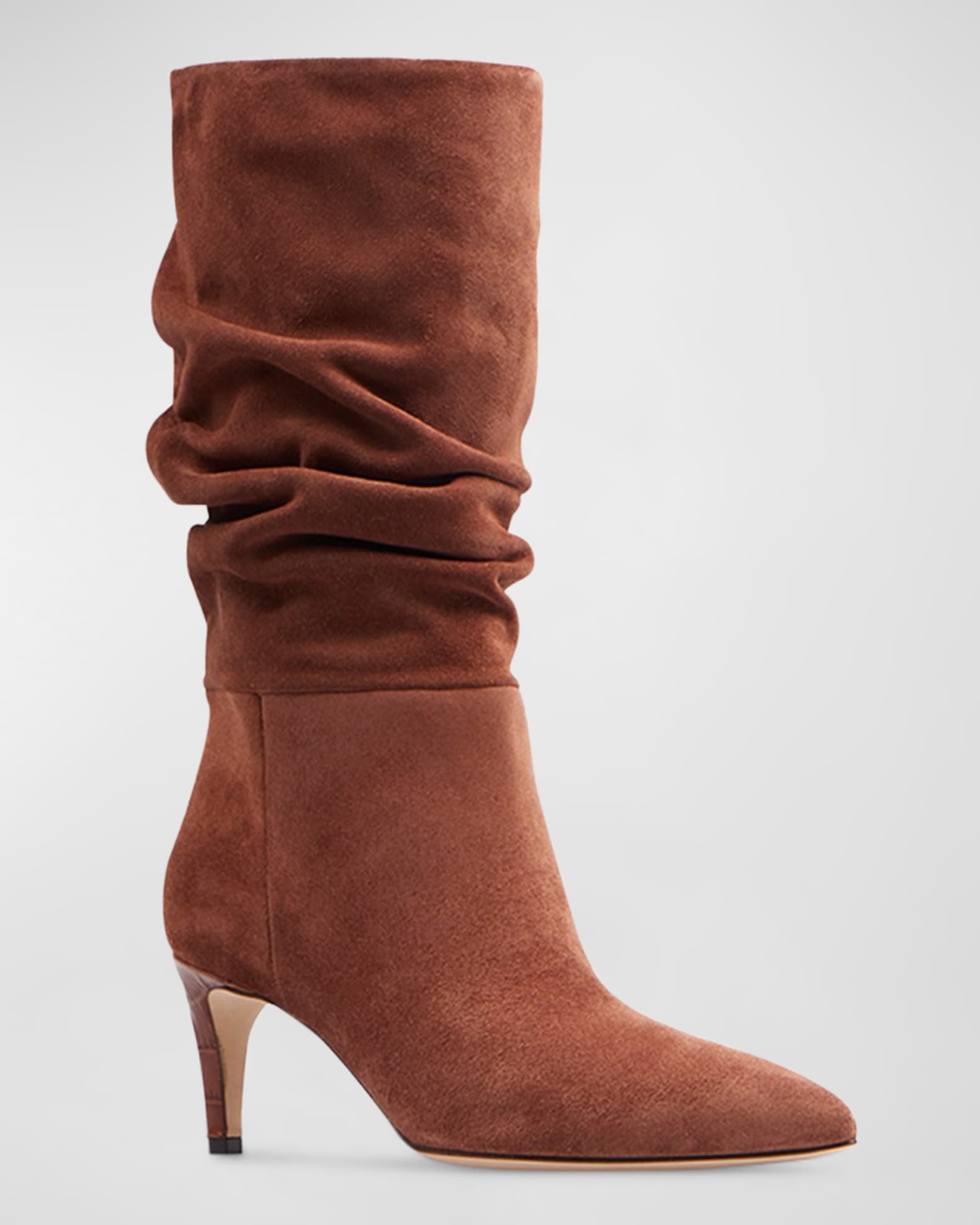Paris Texas 60mm Slouchy Suede Boots | Neiman Marcus