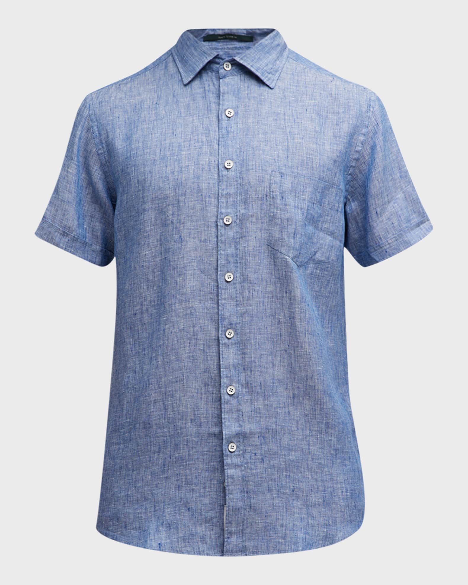 Rodd & Gunn Men's Ellerslie Solid Linen Sport Shirt | Neiman Marcus