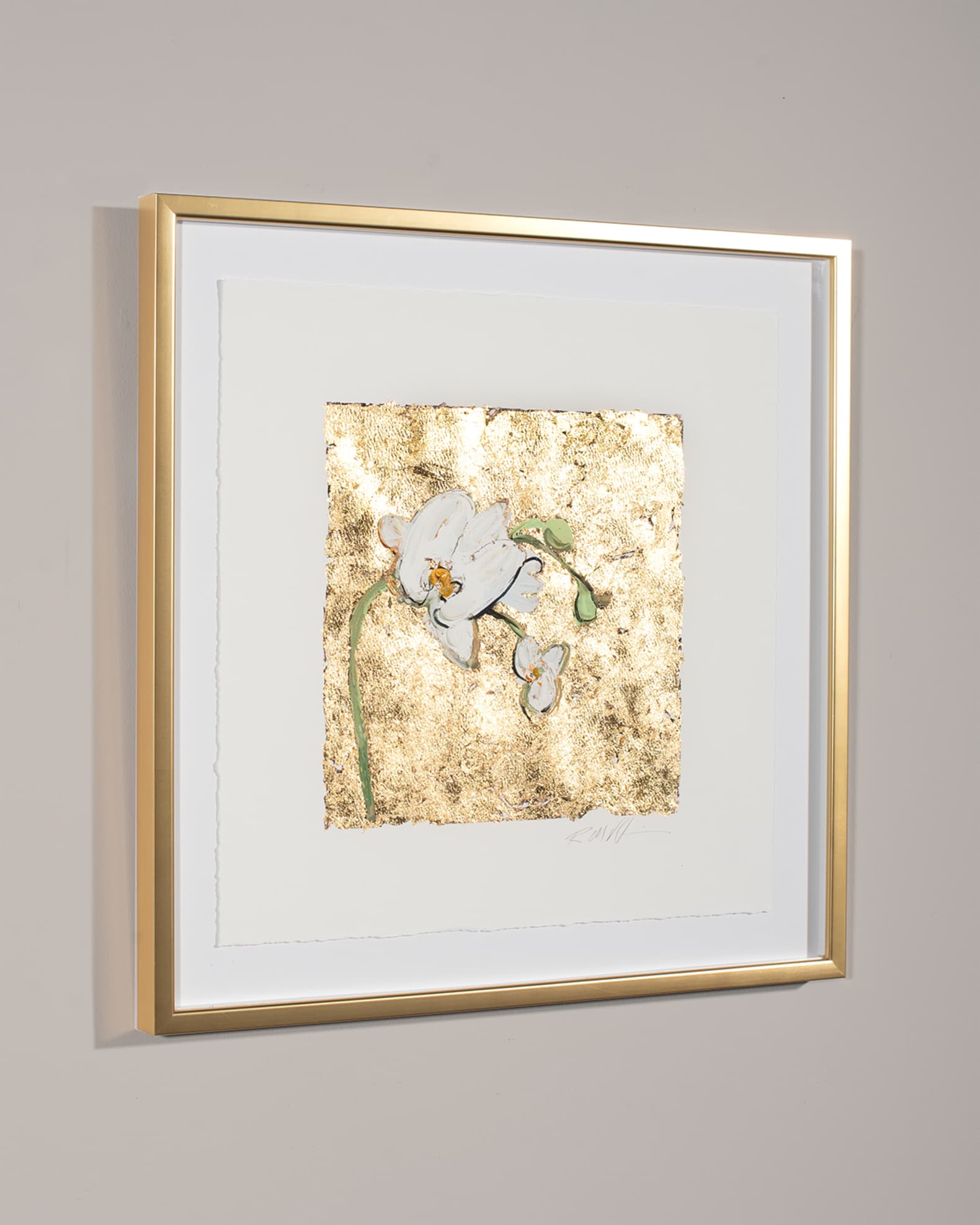 RFA Fine Art "Gold and Orchid" Art Print by Robert Robinson | Neiman Marcus