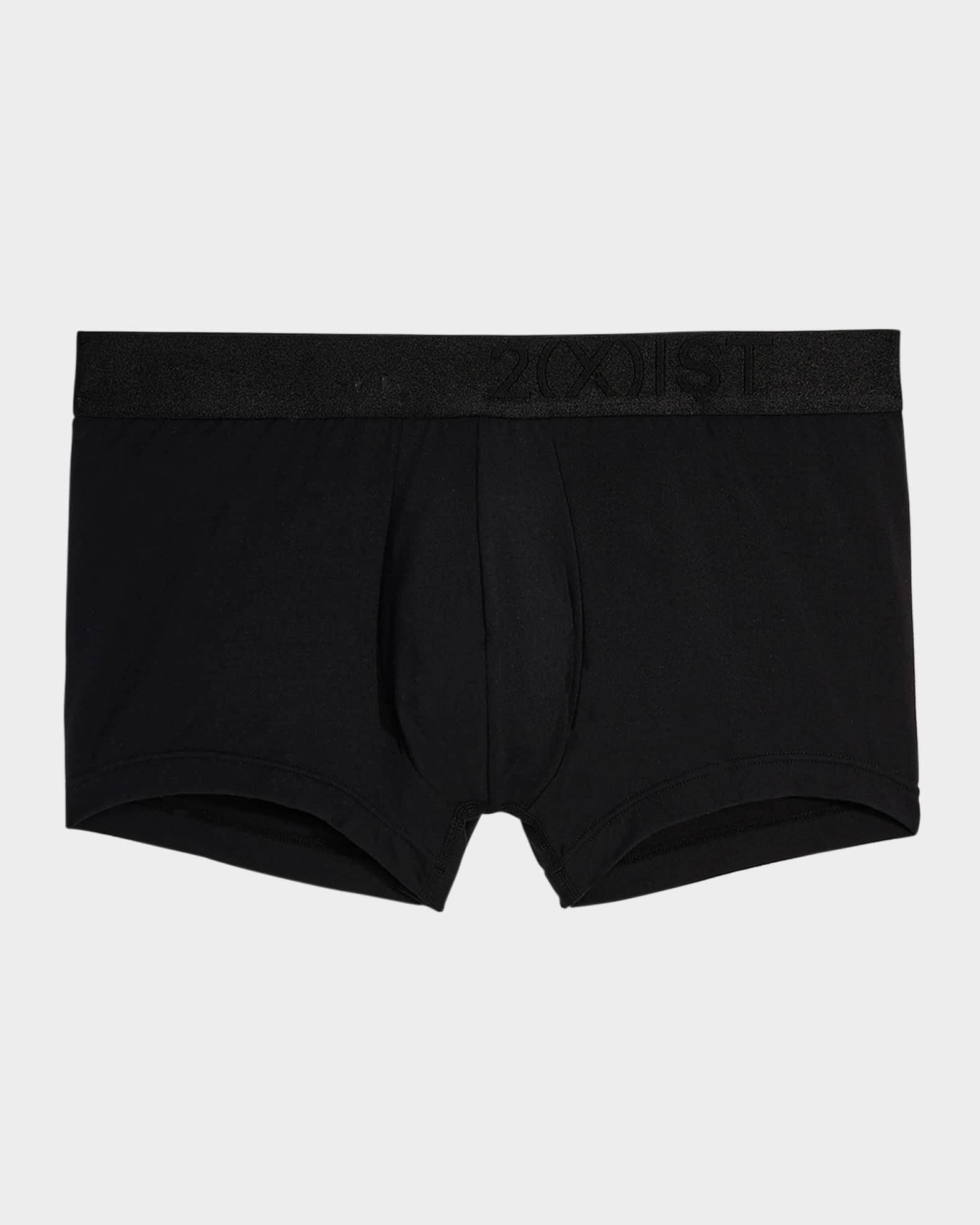 2Xist Men's Solid No-Show Boxer Trunks | Neiman Marcus