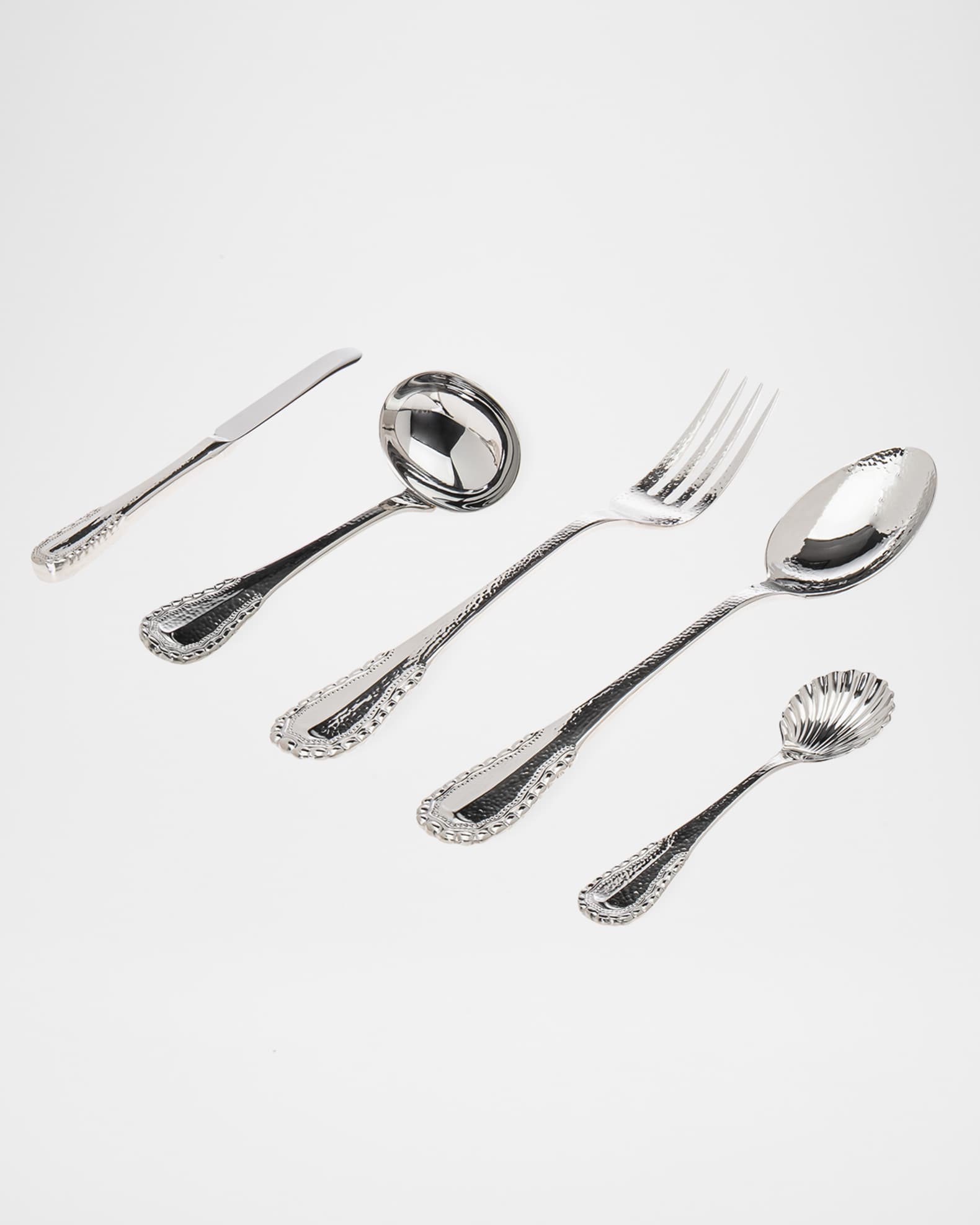 Ricci Silversmith Merletto 5-Piece Hostess Set | Neiman Marcus