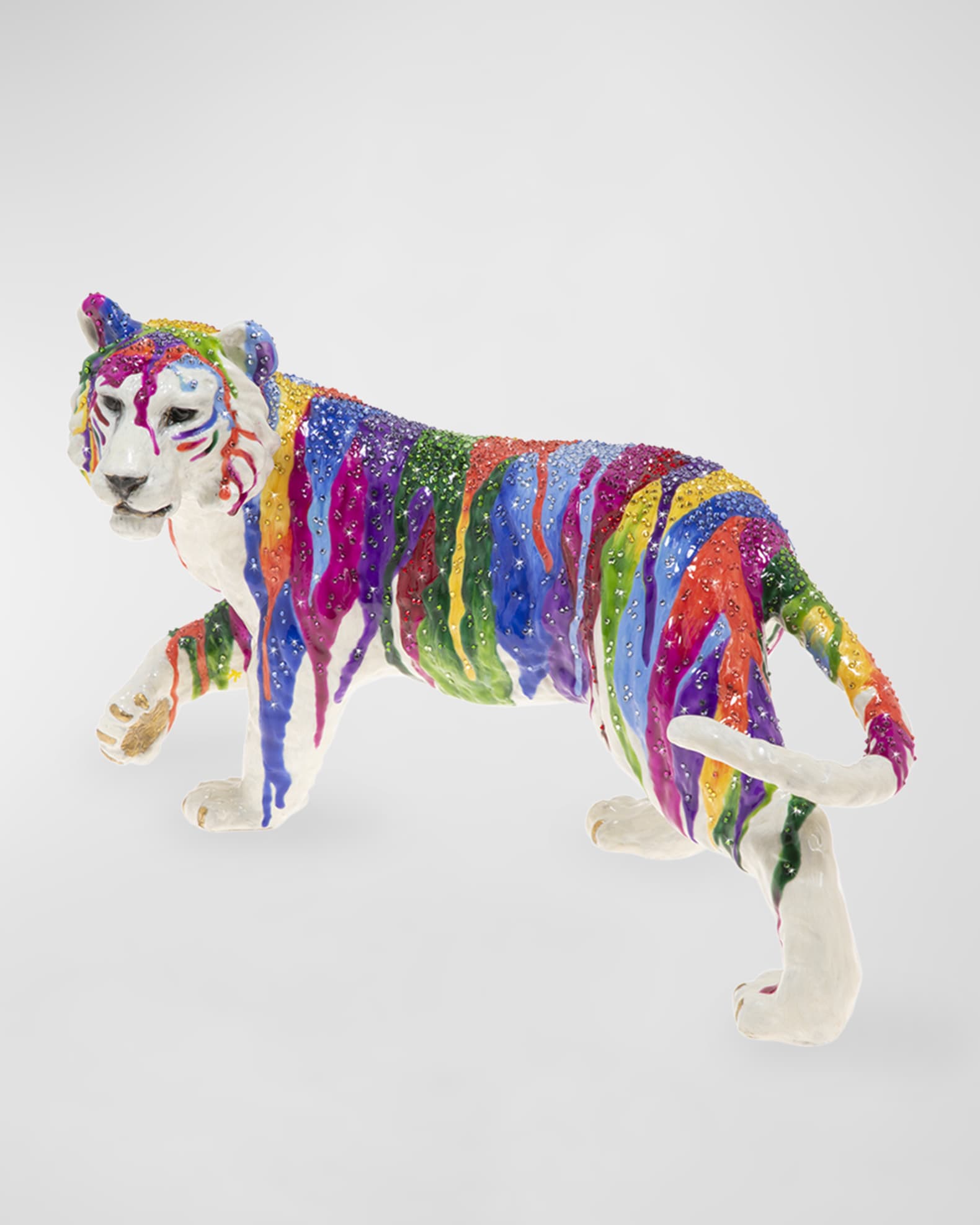 Jay Strongwater Grand Jewel Tiger Figurine | Neiman Marcus