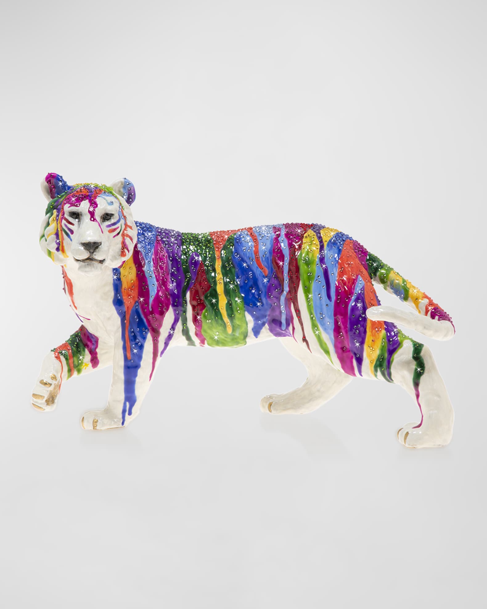 Jay Strongwater Grand Jewel Tiger Figurine | Neiman Marcus