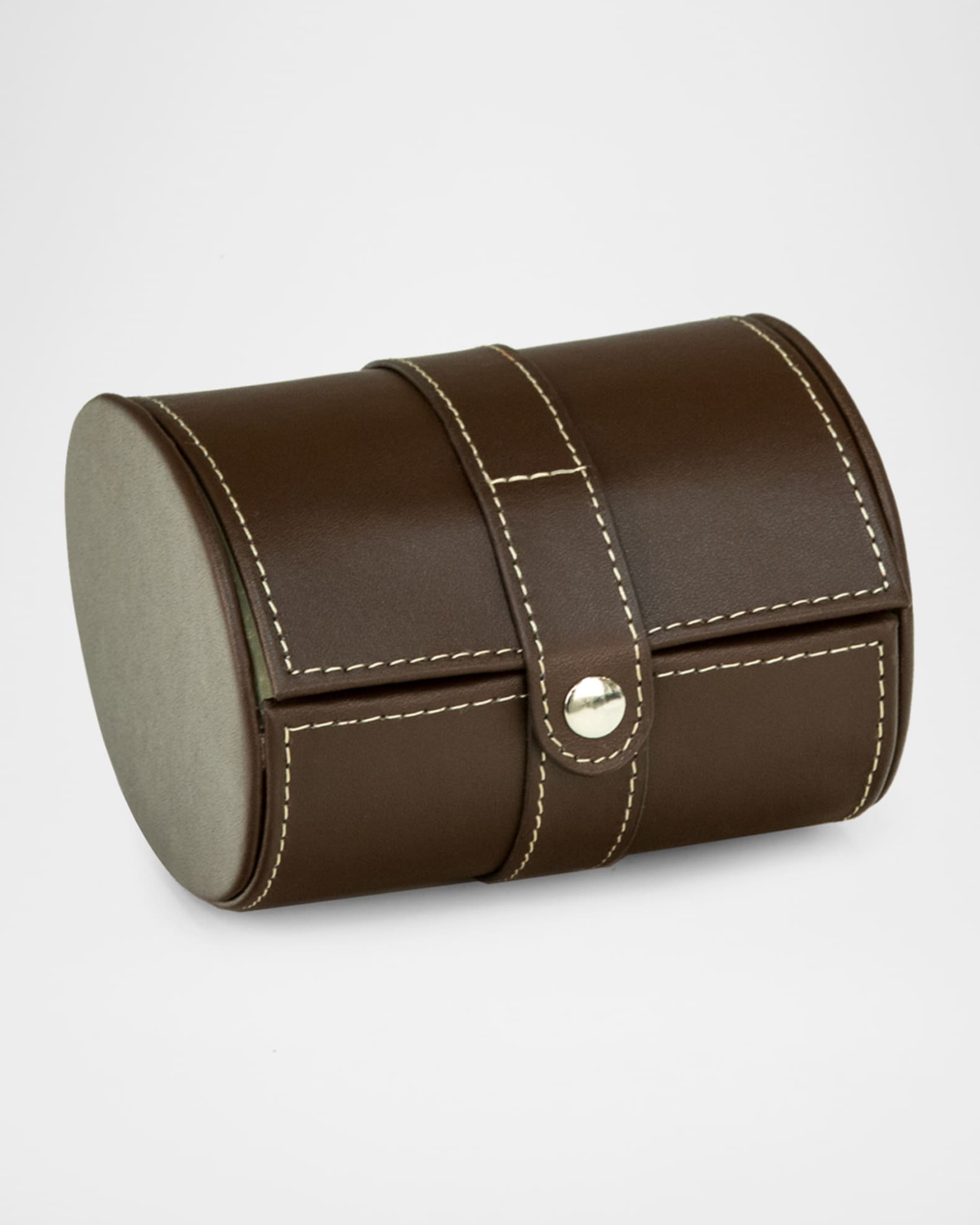 Bey-Berk Men's Leather Single-Watch Travel Case | Neiman Marcus