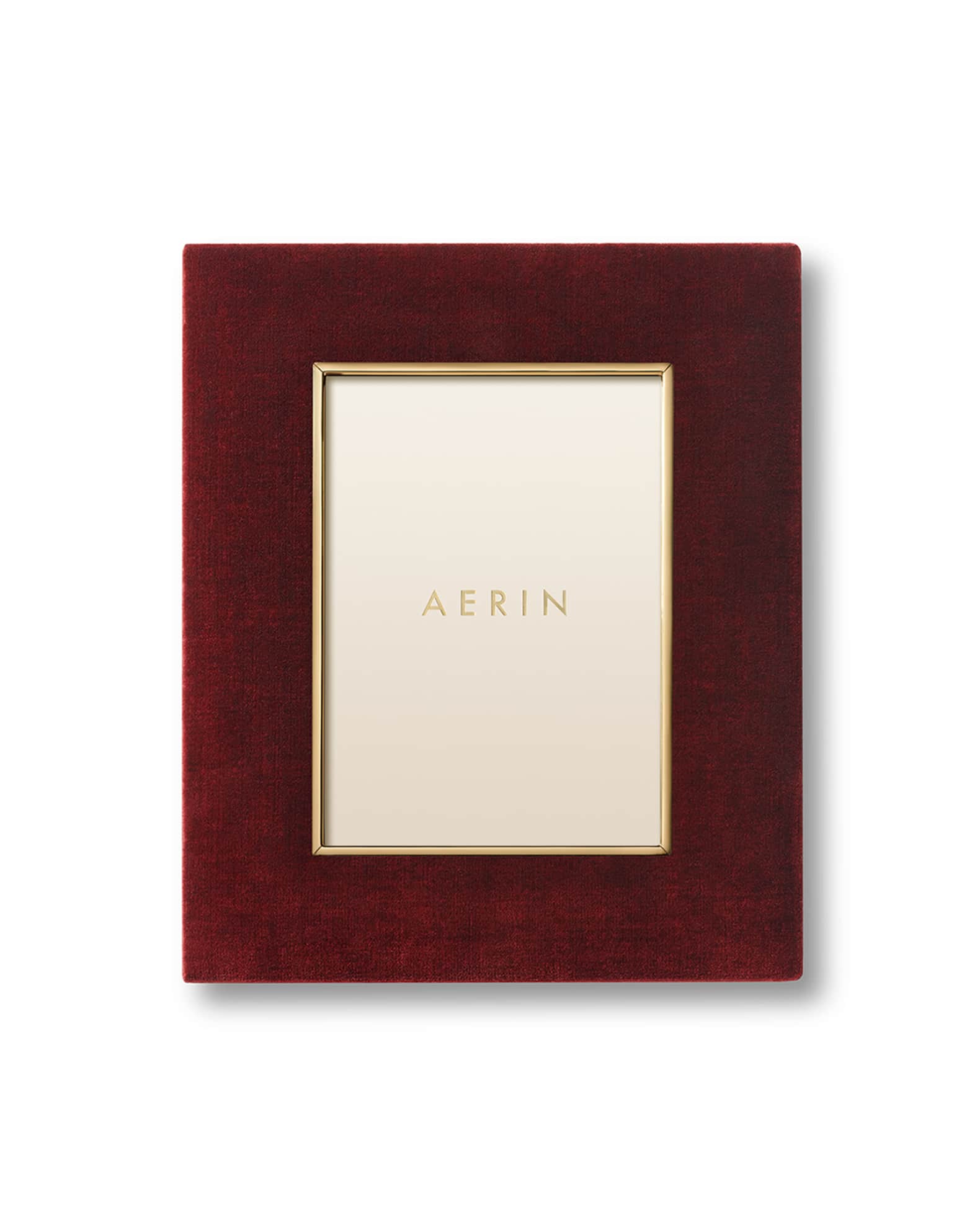 AERIN Valentina Velvet Frame, 5" x 7" | Neiman Marcus