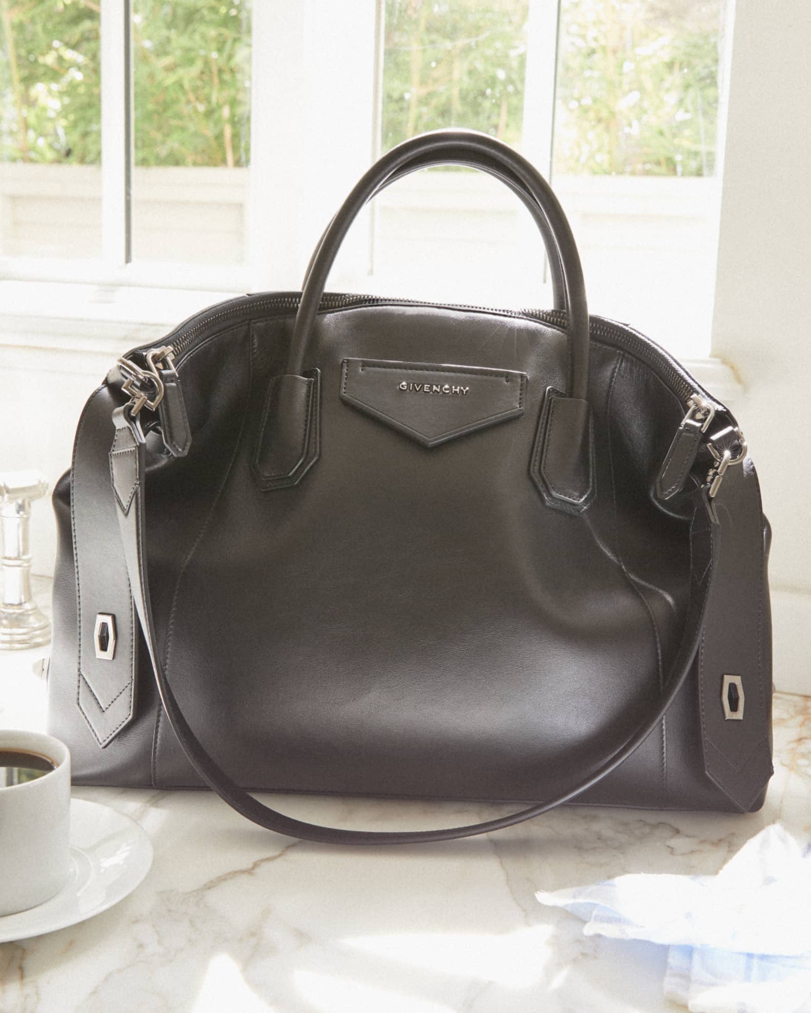 Givenchy Antigona Soft Medium Leather Bag | Neiman Marcus