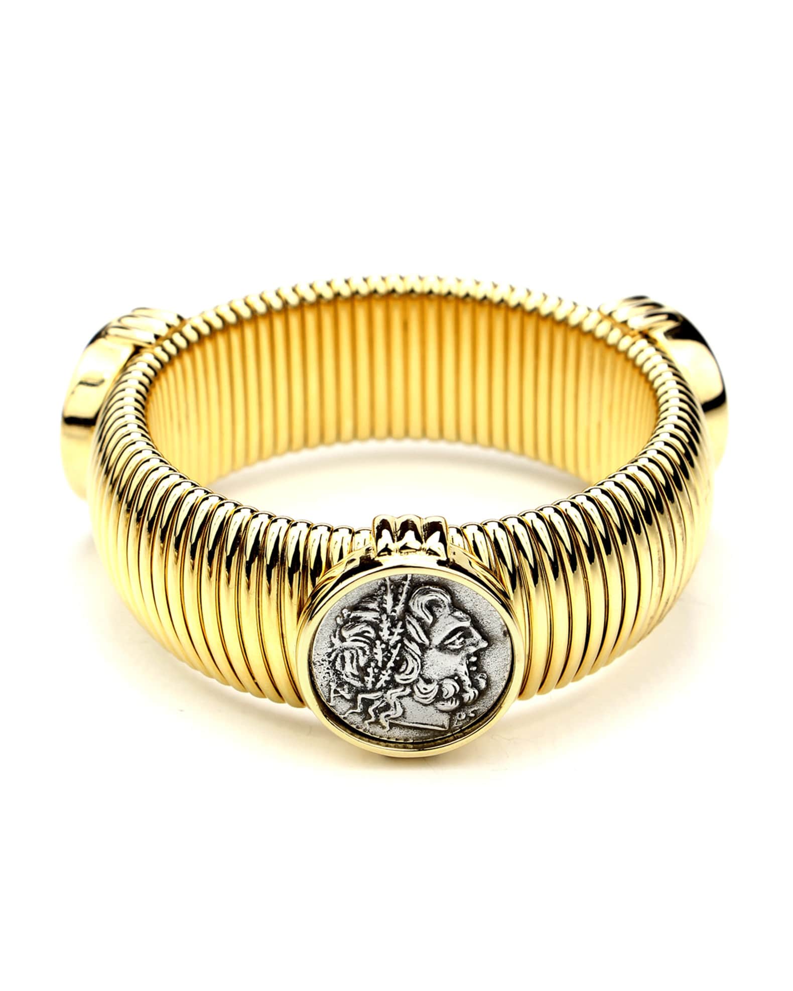 Roman Coin Elastic Bracelet