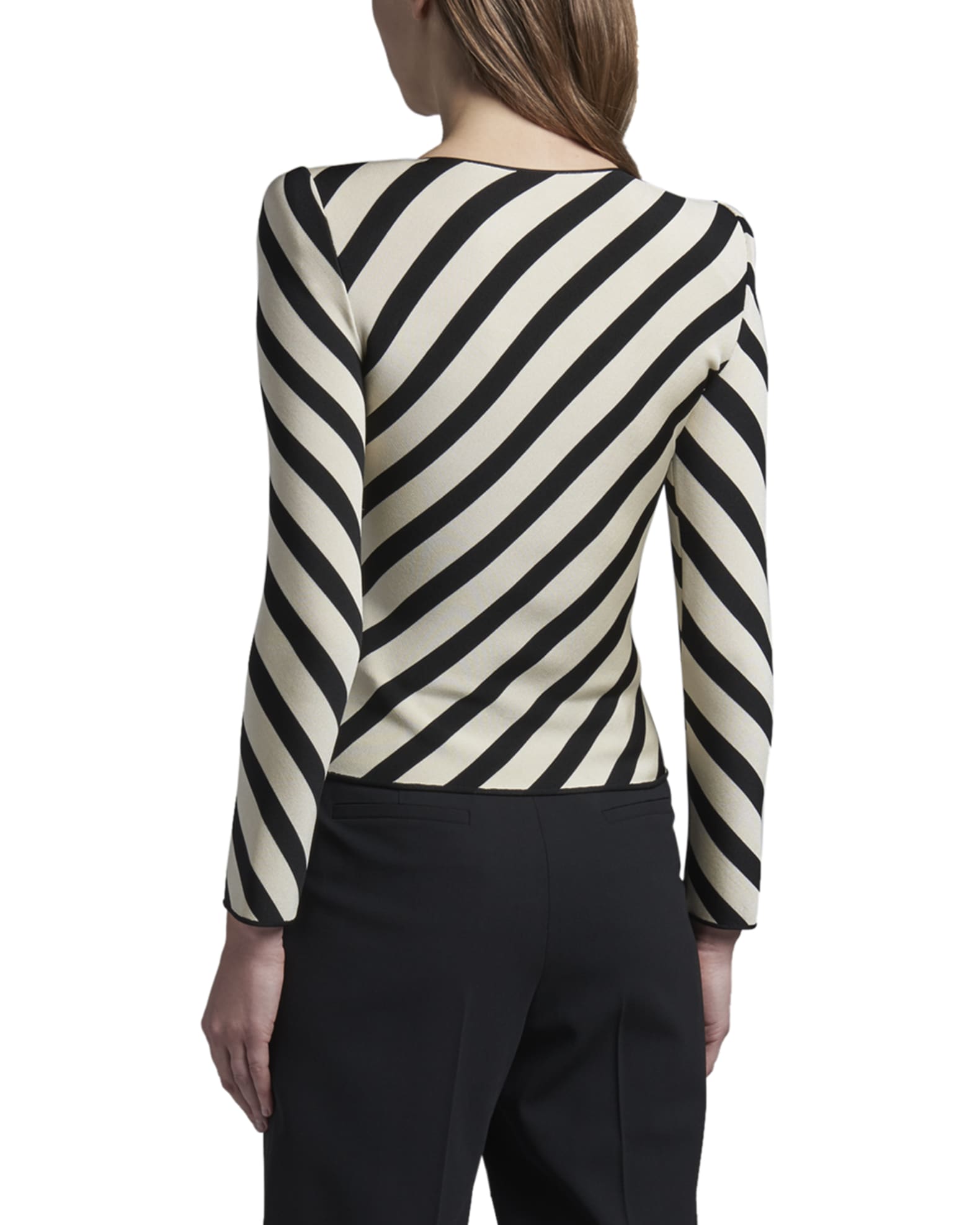 Striped Knit Zip-Front Jacket and Matching Items | Neiman Marcus