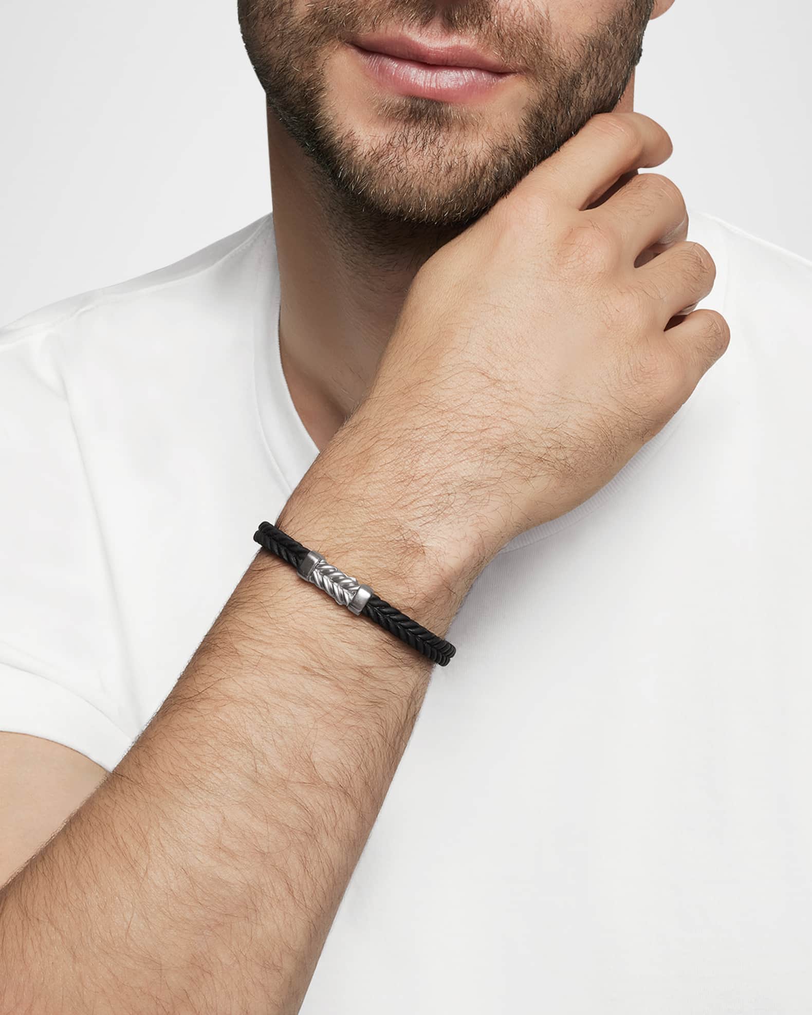 Rubber bracelet for men store