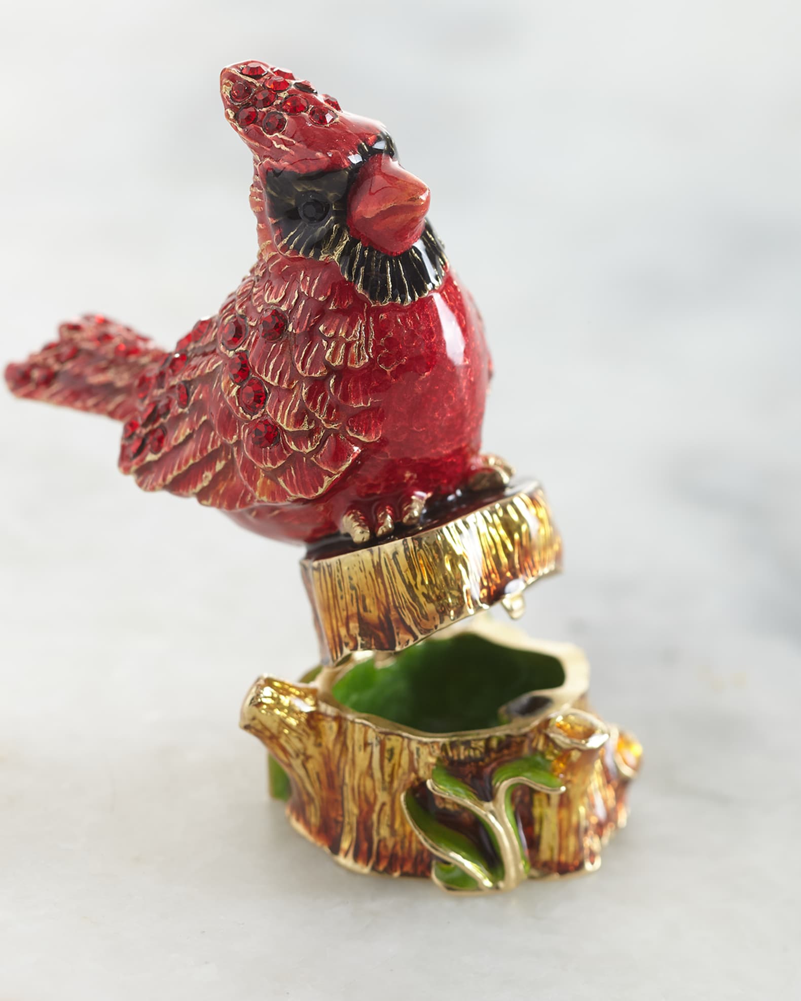 Jay Strongwater Cardinal Box | Neiman Marcus