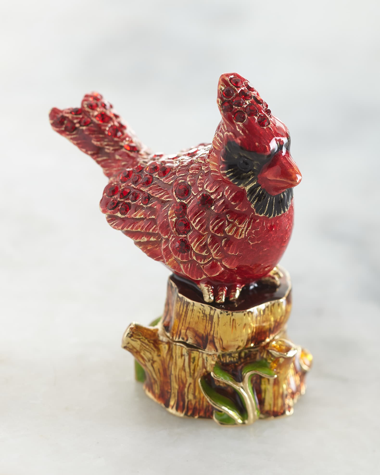 Jay Strongwater Cardinal Box | Neiman Marcus