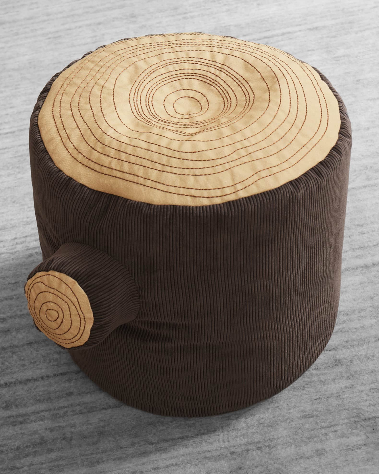 Wonder & Wise Tree Stump Pouf | Neiman Marcus
