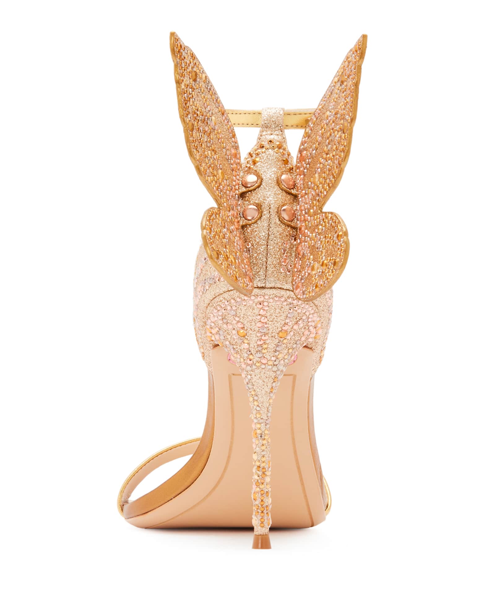 Sophia Webster Chiara Glitter Angel Wing Sandals | Neiman Marcus