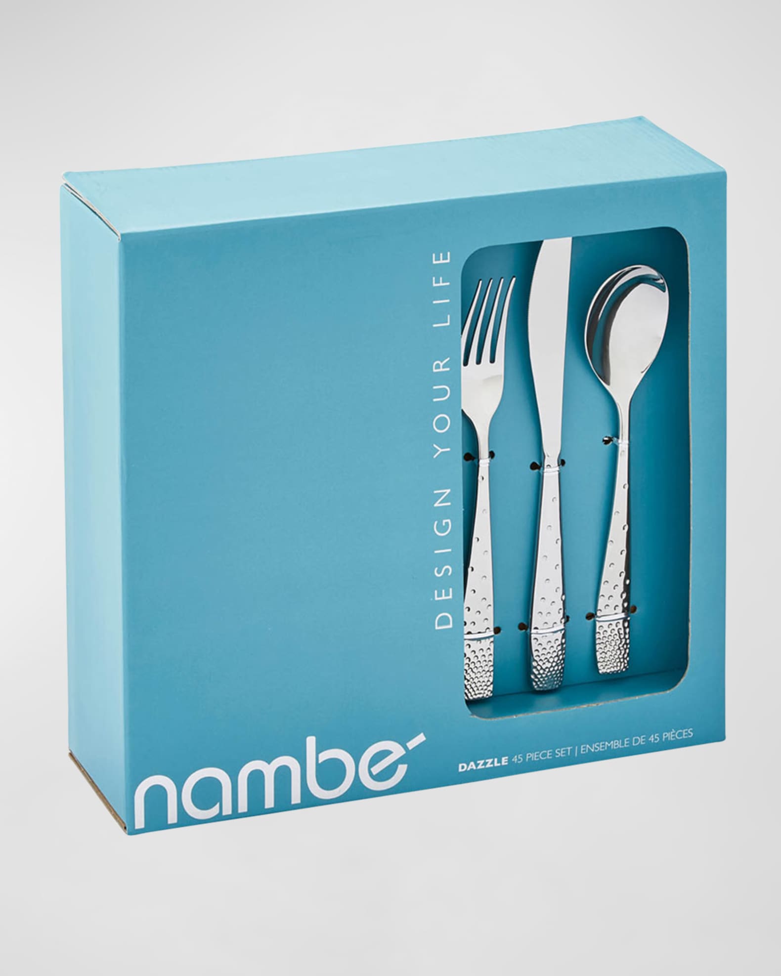 Nambe Dazzle 45-Piece Flatware Set | Neiman Marcus