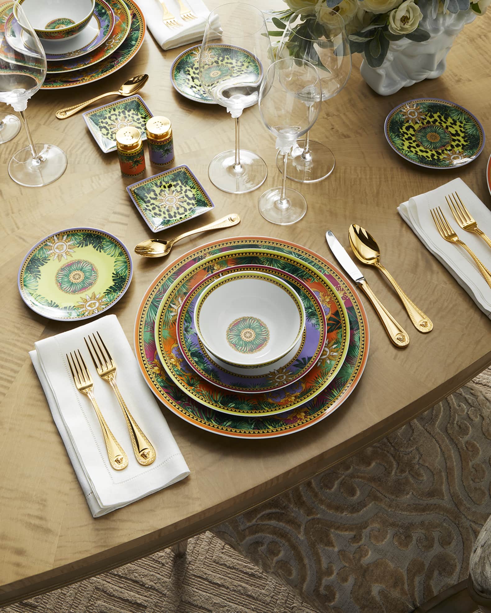 Versace Jungle Animalier Bread & Butter Plate | Neiman Marcus