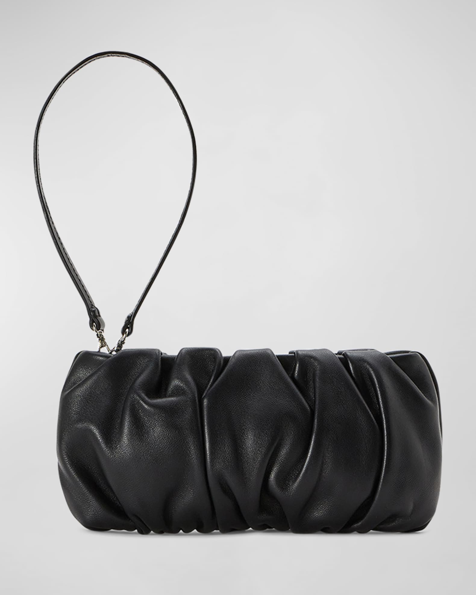 Staud Bean Convertible Leather Clutch Bag | Neiman Marcus