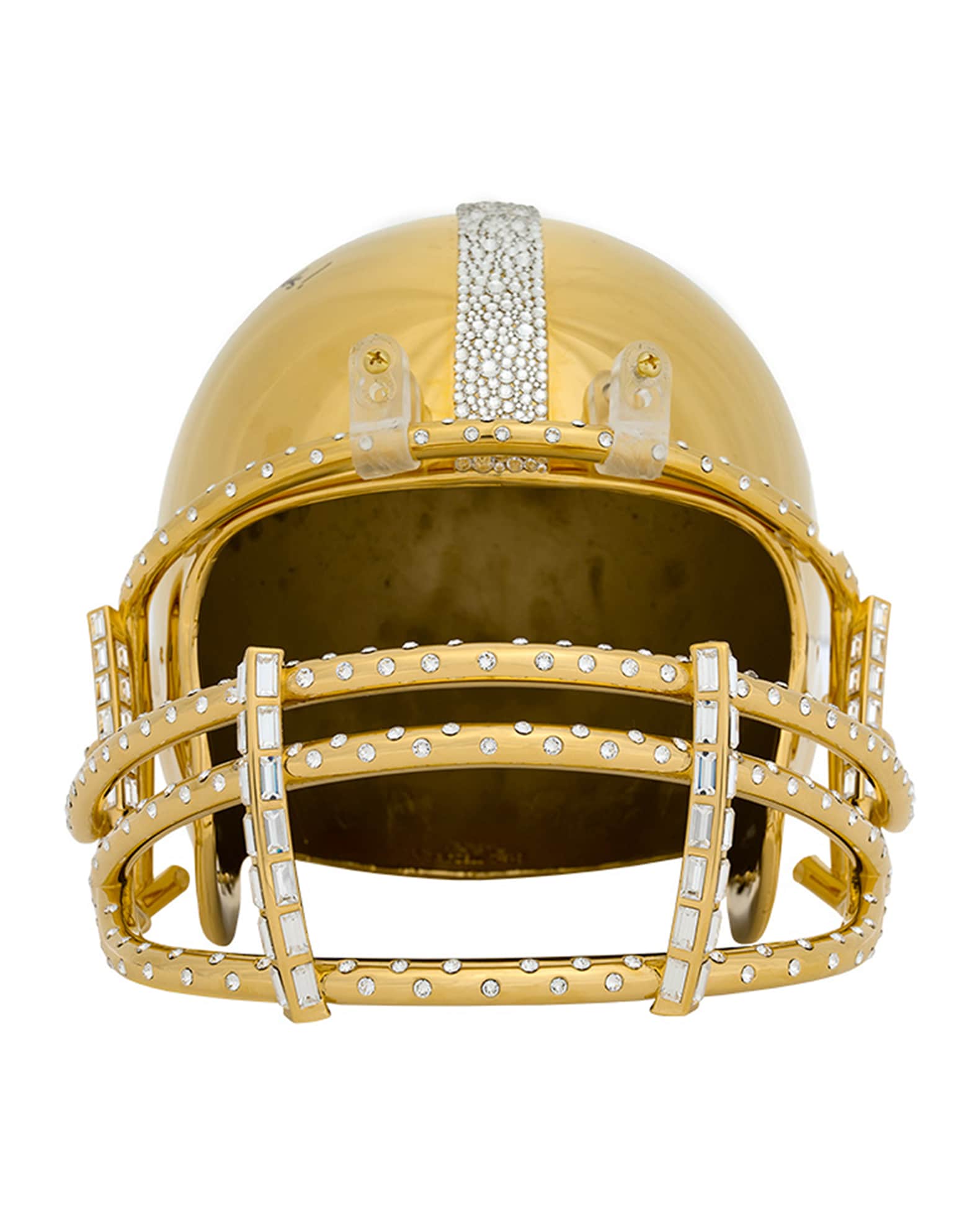 Crystamas Joe Montana %26 Jerry Rice 24k Gold Helmet with Signatures ...