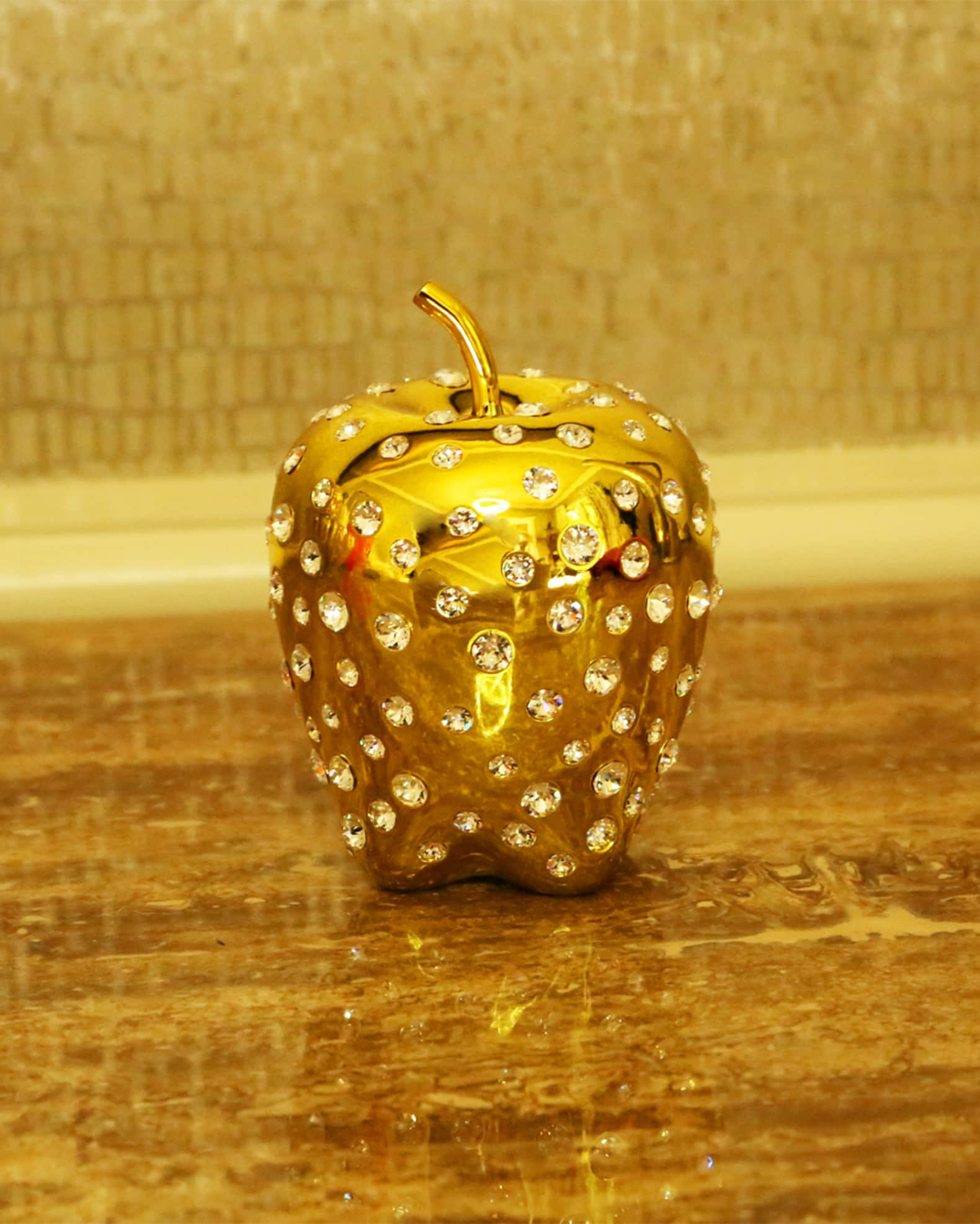 Crystamas Apple Bellus Swarovski Crystal Decor | Neiman Marcus