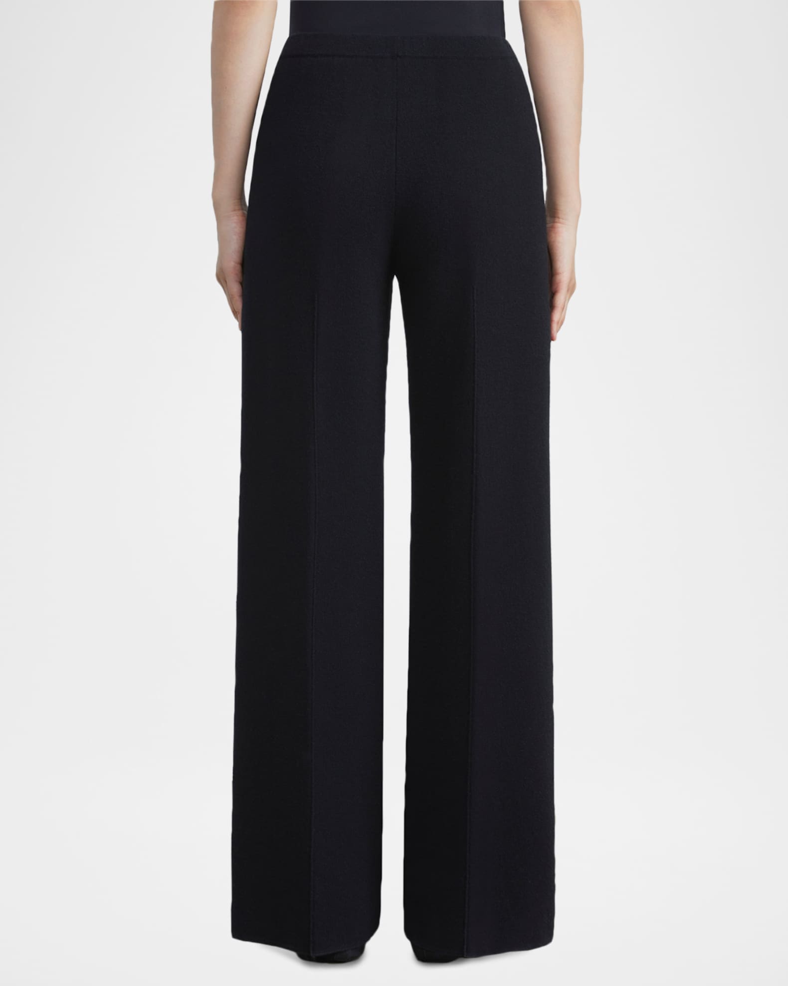 Lafayette 148 New York Cashmere Double-Knit Pull-On Pants | Neiman Marcus