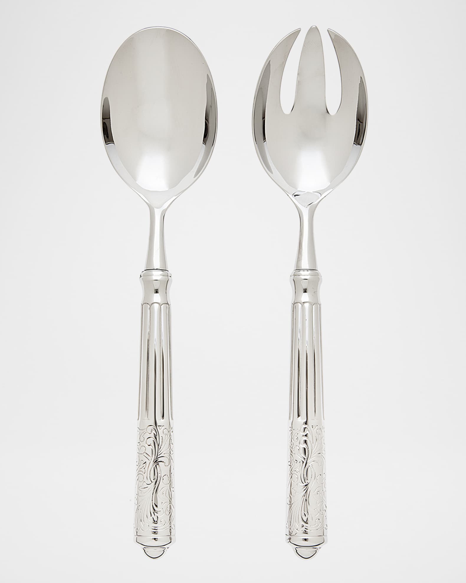 Ricci Silversmith Amalfi Salad Serving Set | Neiman Marcus