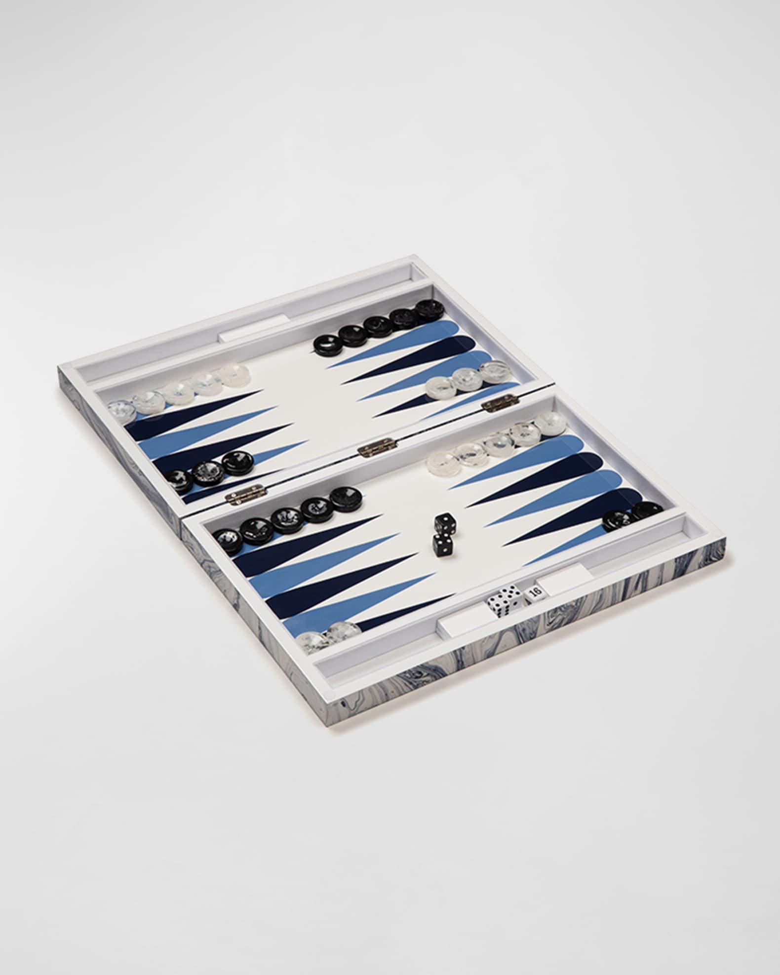 Aurosi Lacquer Backgammon Set | Neiman Marcus