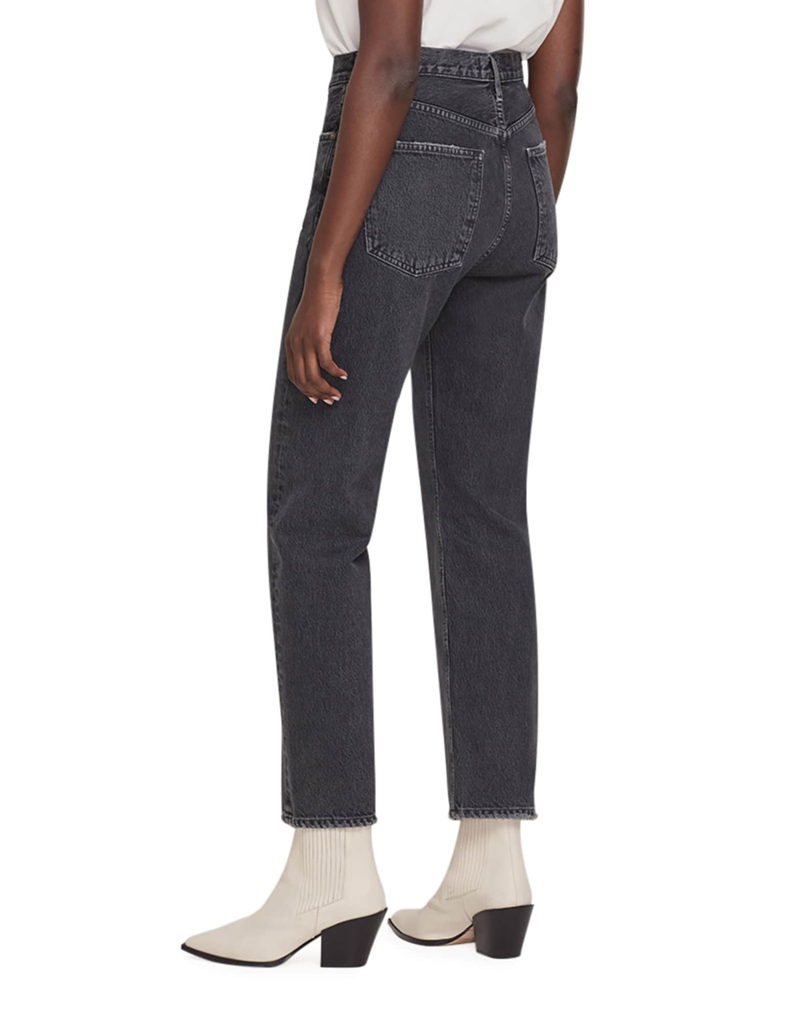 AGOLDE 90s High-Rise Pinched-Waist Jeans | Neiman Marcus