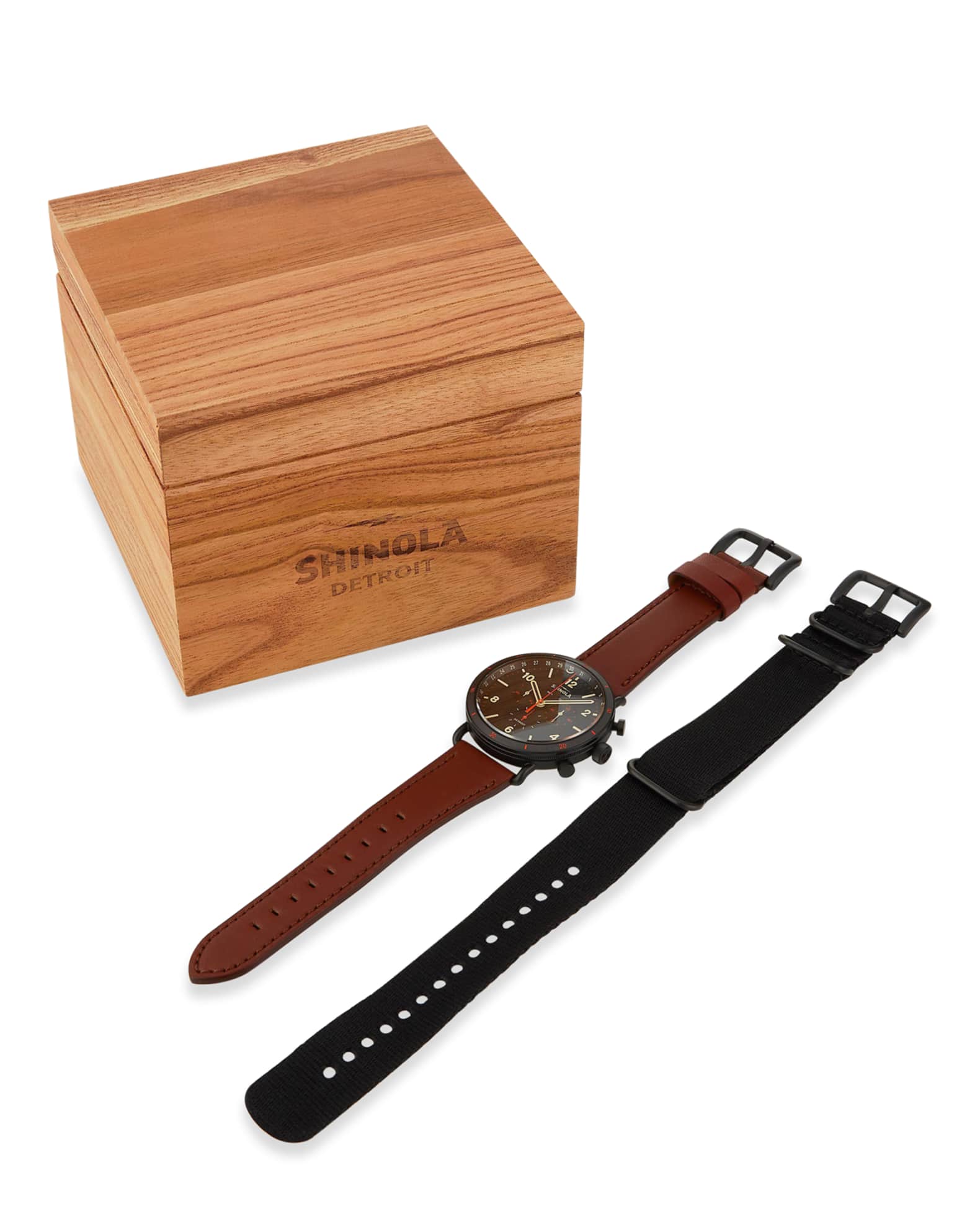 Shinola Men's 45mm Canfield Sport Chrono Gift Set | Neiman Marcus