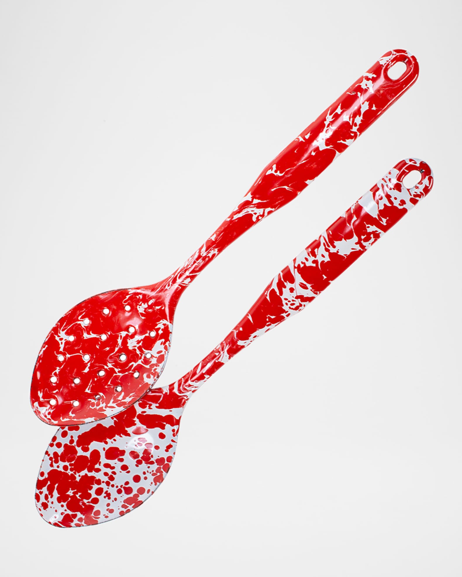 Golden Rabbit Red Swirl Spoon Set | Neiman Marcus