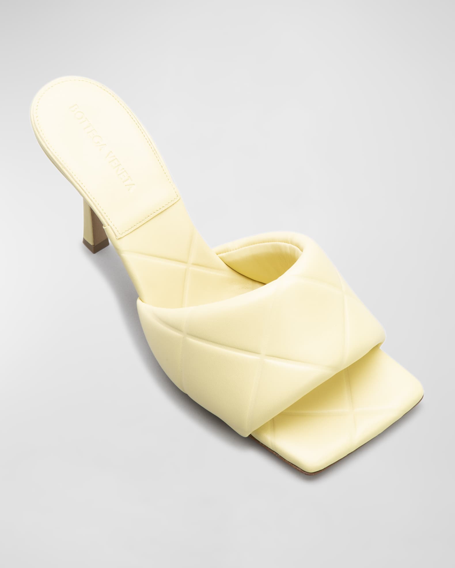 Bottega Veneta The Rubber Lido High-Heel Sandals | Neiman Marcus