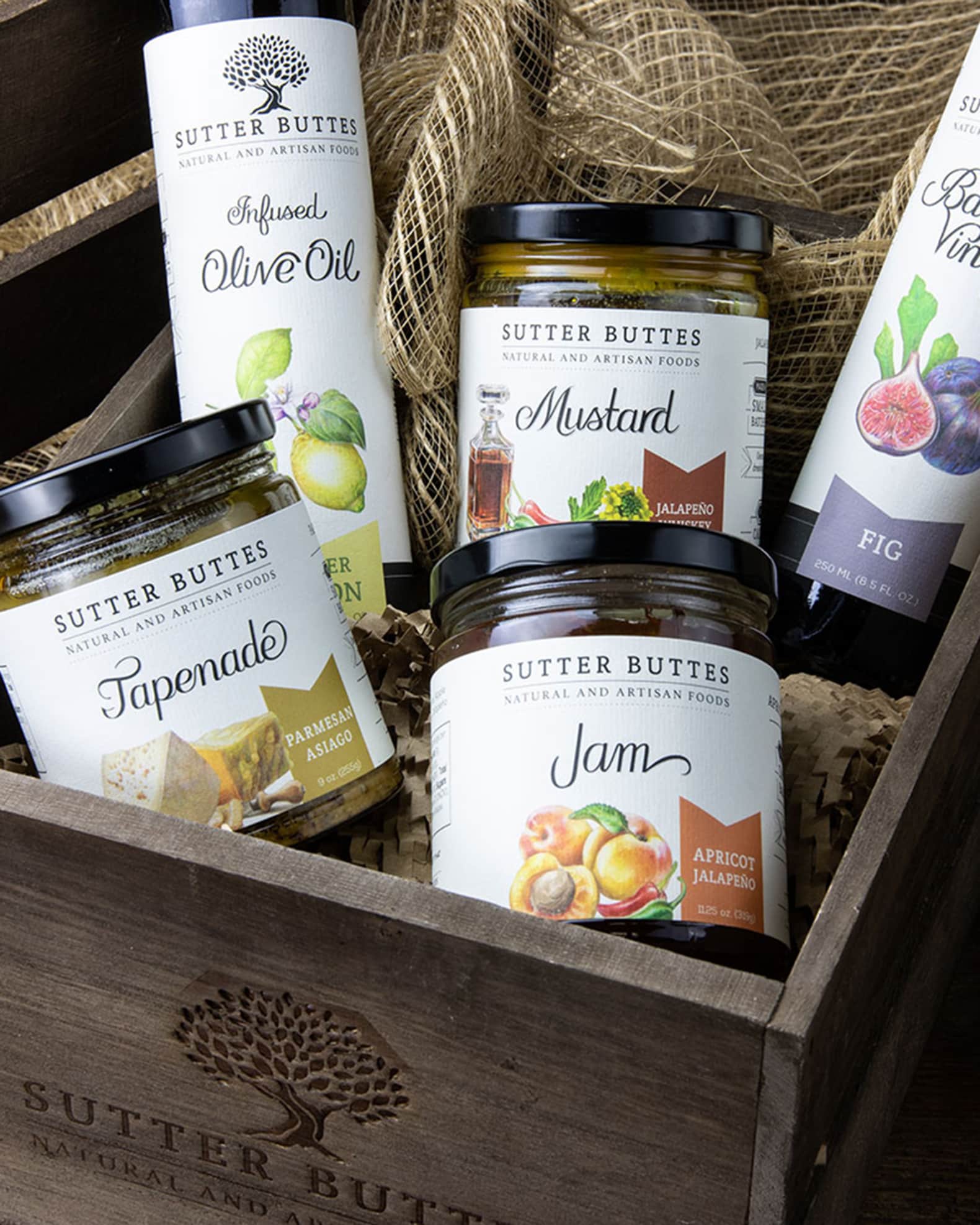 Sutter Buttes Natural and Artisan Foods Best Sellers Gift Crate ...