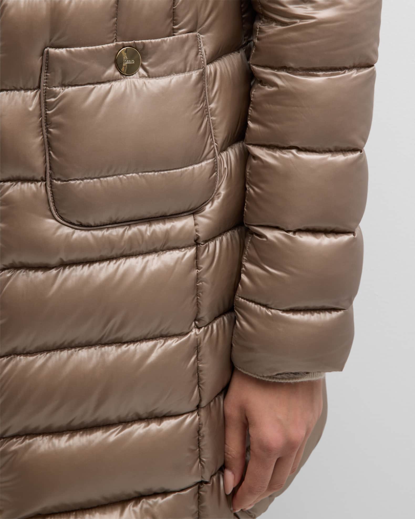 Herno Maria Fitted Down Jacket | Neiman Marcus