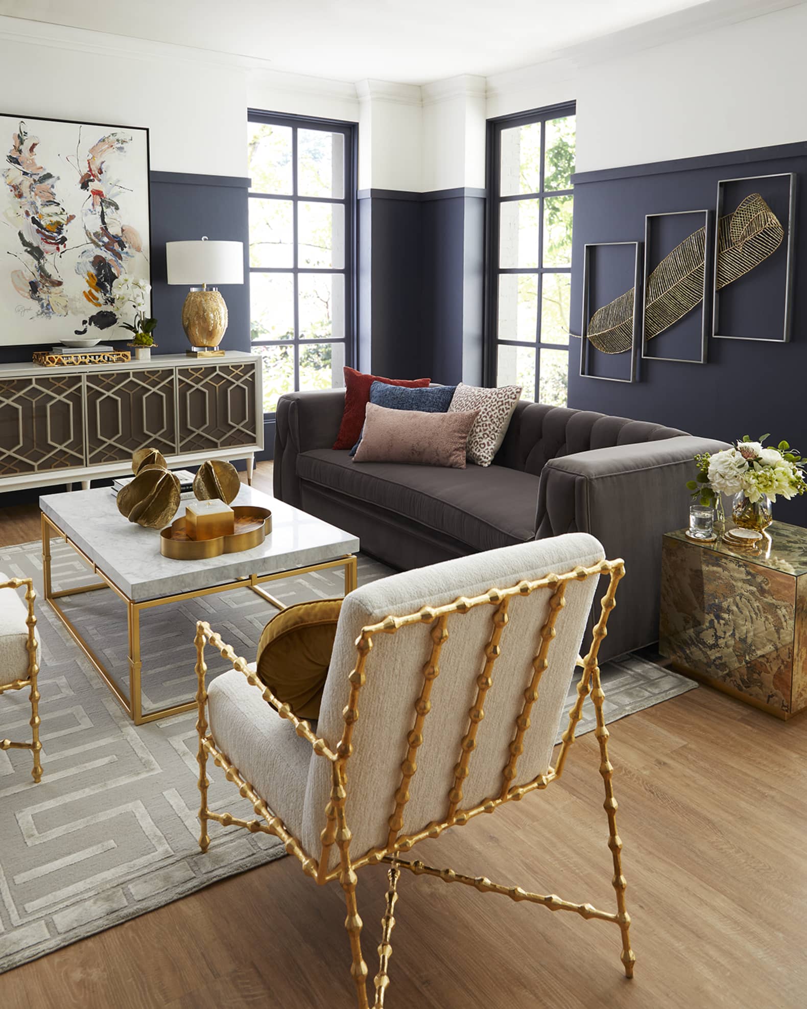 Haute House Margo Sofa, 100" | Neiman Marcus