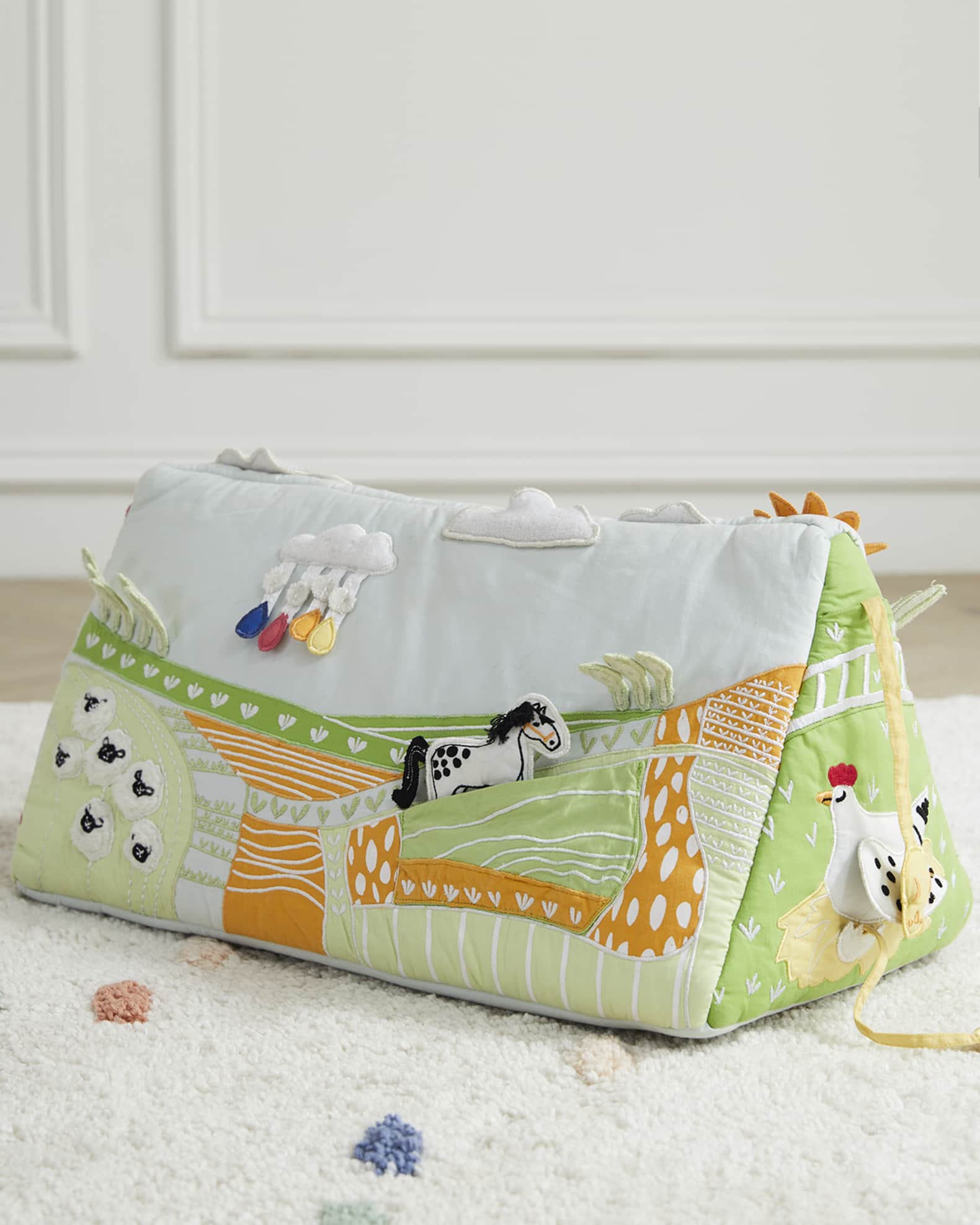 Wonder & Wise Farm Baby Activity Wedge | Neiman Marcus