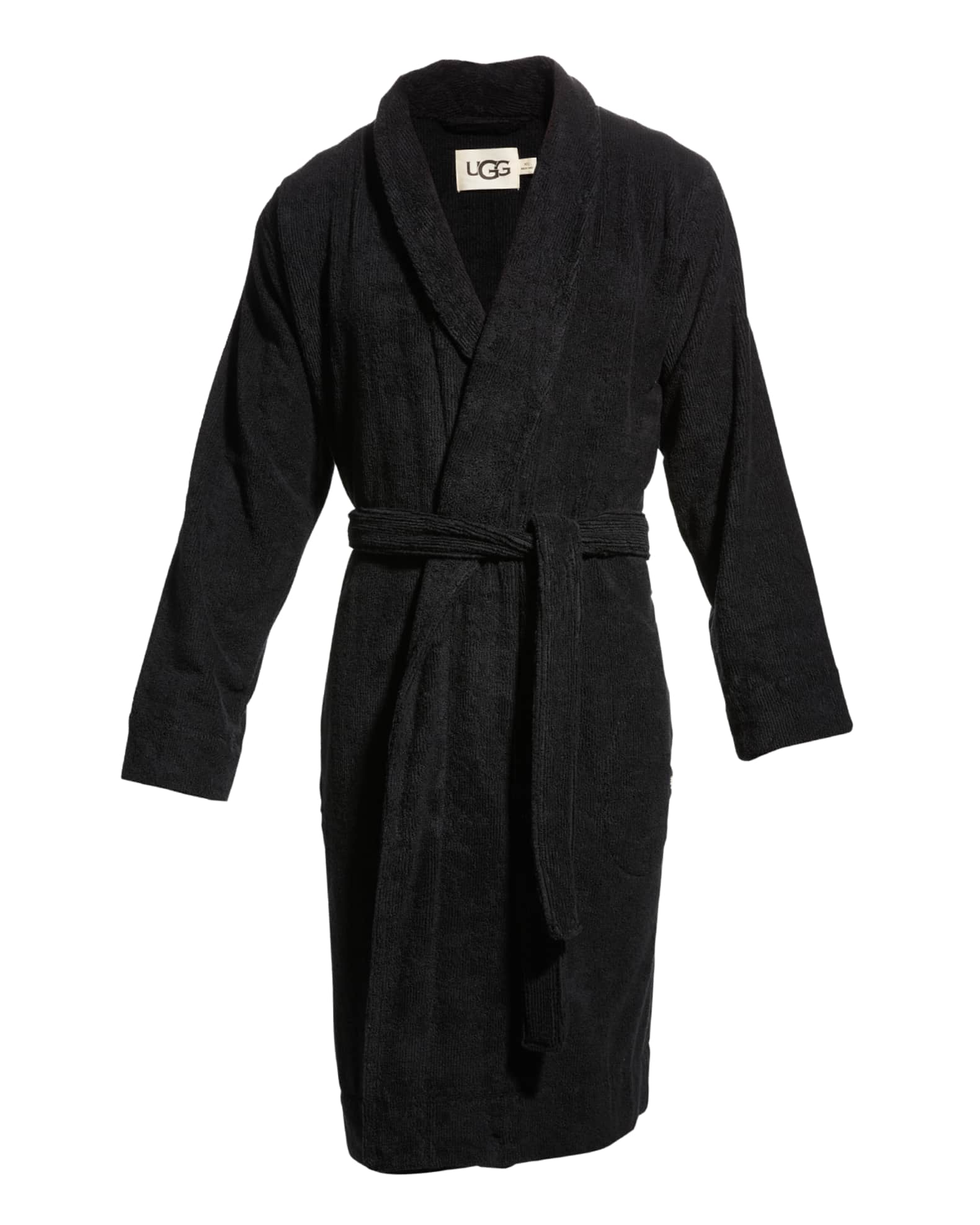 UGG Men's Turner Solid Cotton Robe | Neiman Marcus