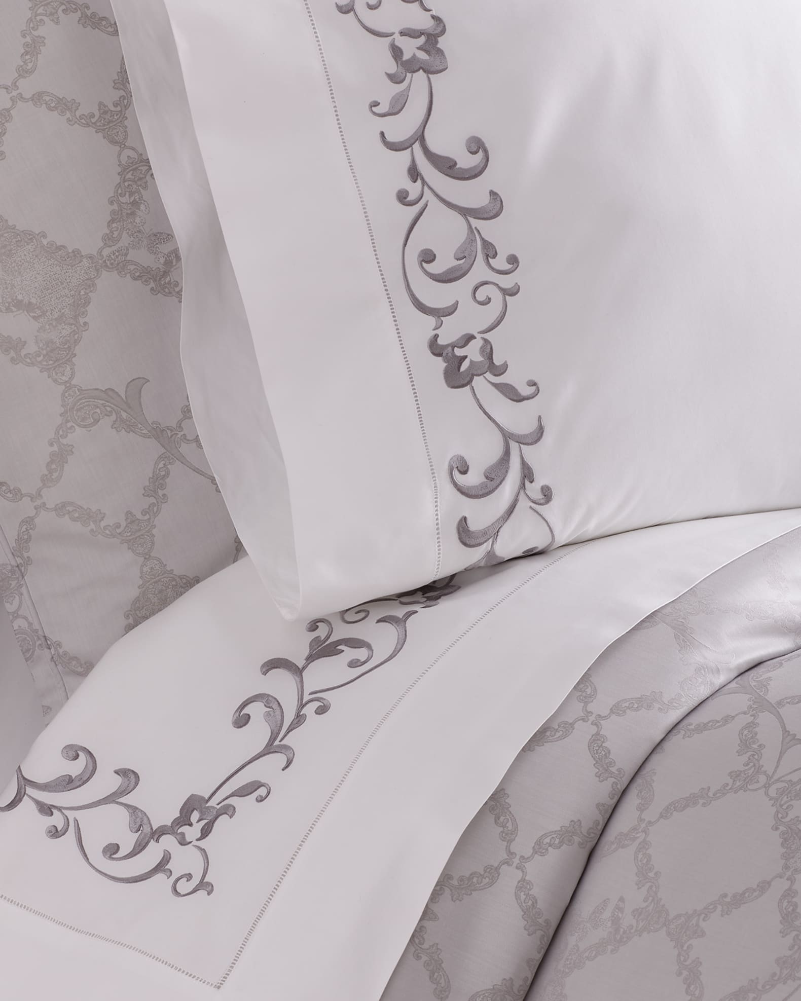 Sferra Farfalla Full/Queen Flat Sheet | Neiman Marcus