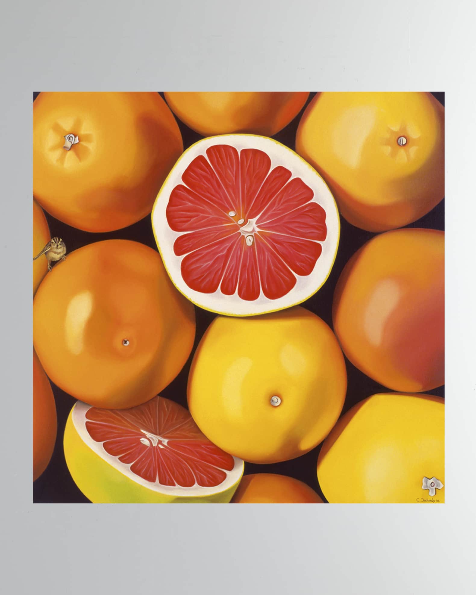 DECHAMBY DESIGN "Pamplemousse" Fine Art Print | Neiman Marcus