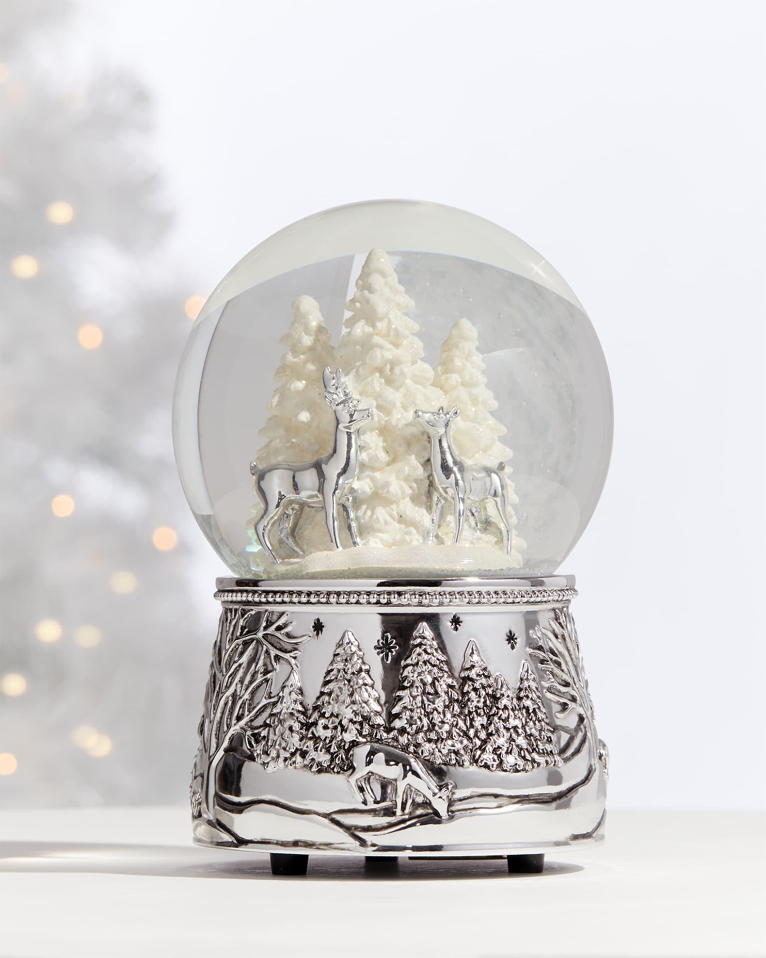 Reed & Barton North Pole Bound Snow Globe | Neiman Marcus