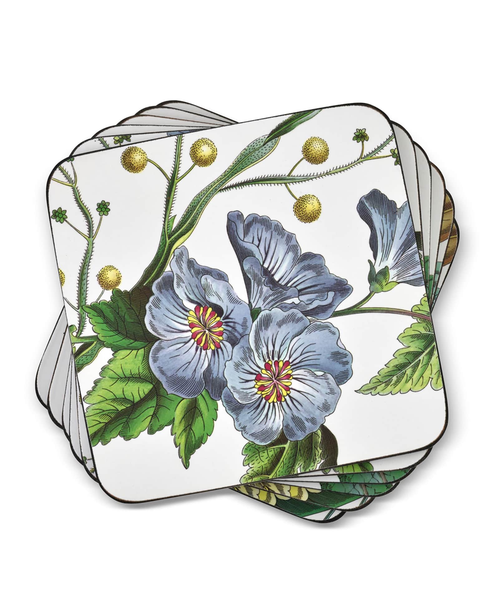 Spode Stafford Blooms Coasters, Set of 6 | Neiman Marcus