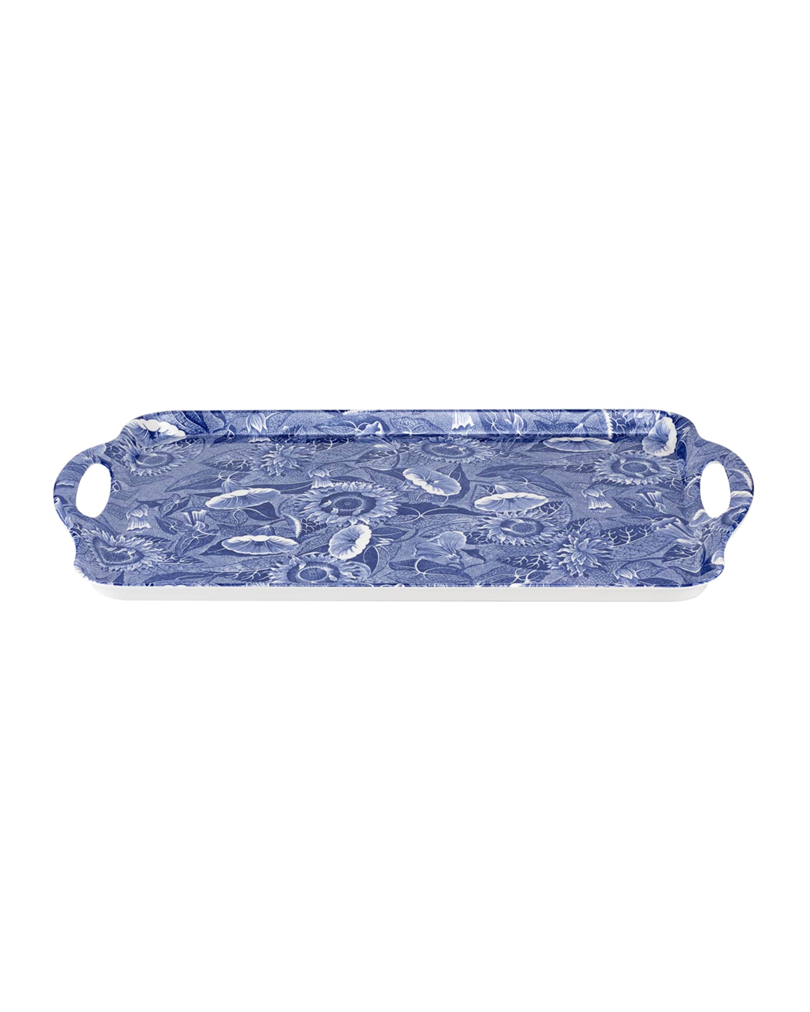 Spode Blue Room Sunflower Melamine Handled Tray | Neiman Marcus