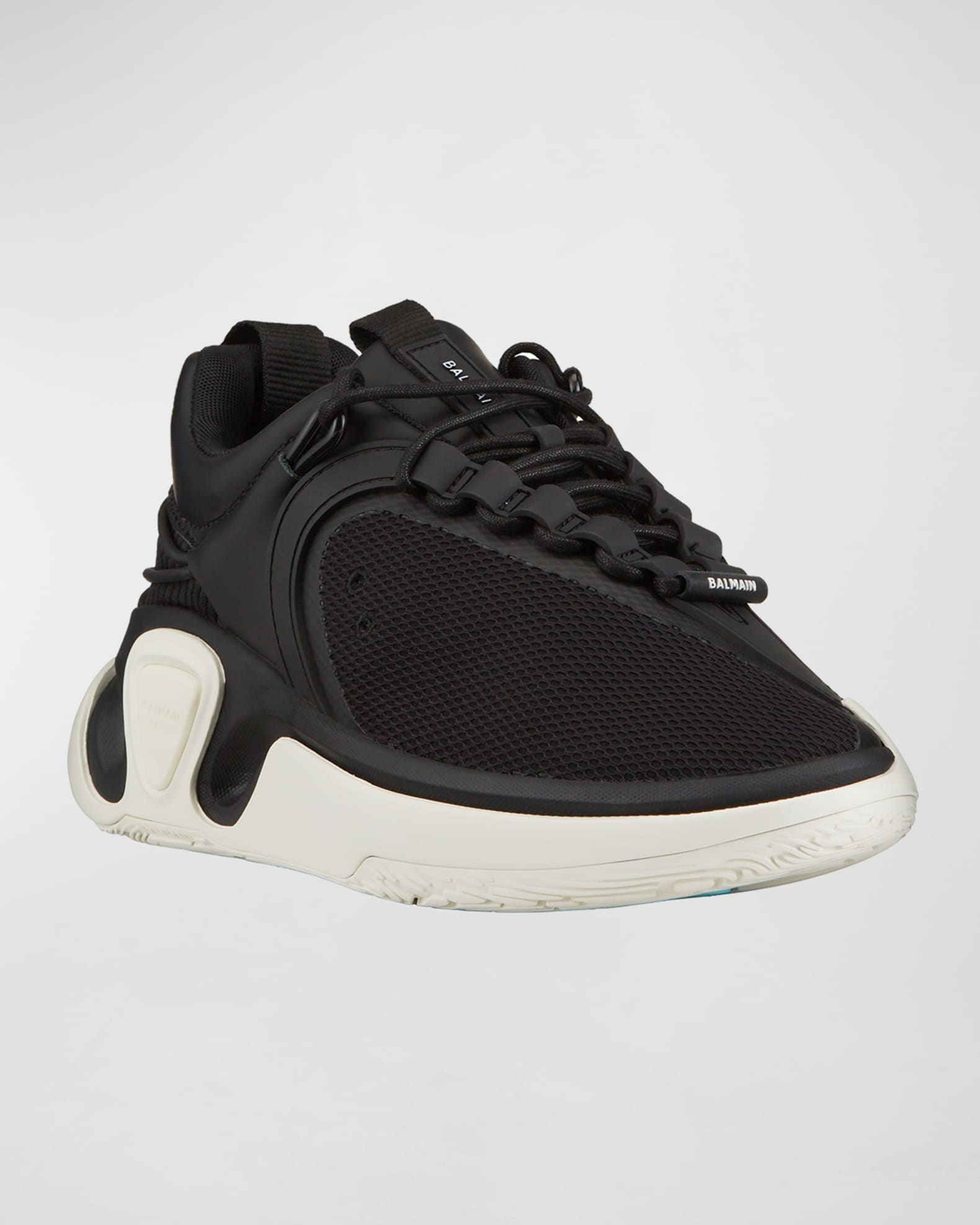 Balmain Men's B Court T Asymmetric Chunky Sneakers | Neiman Marcus