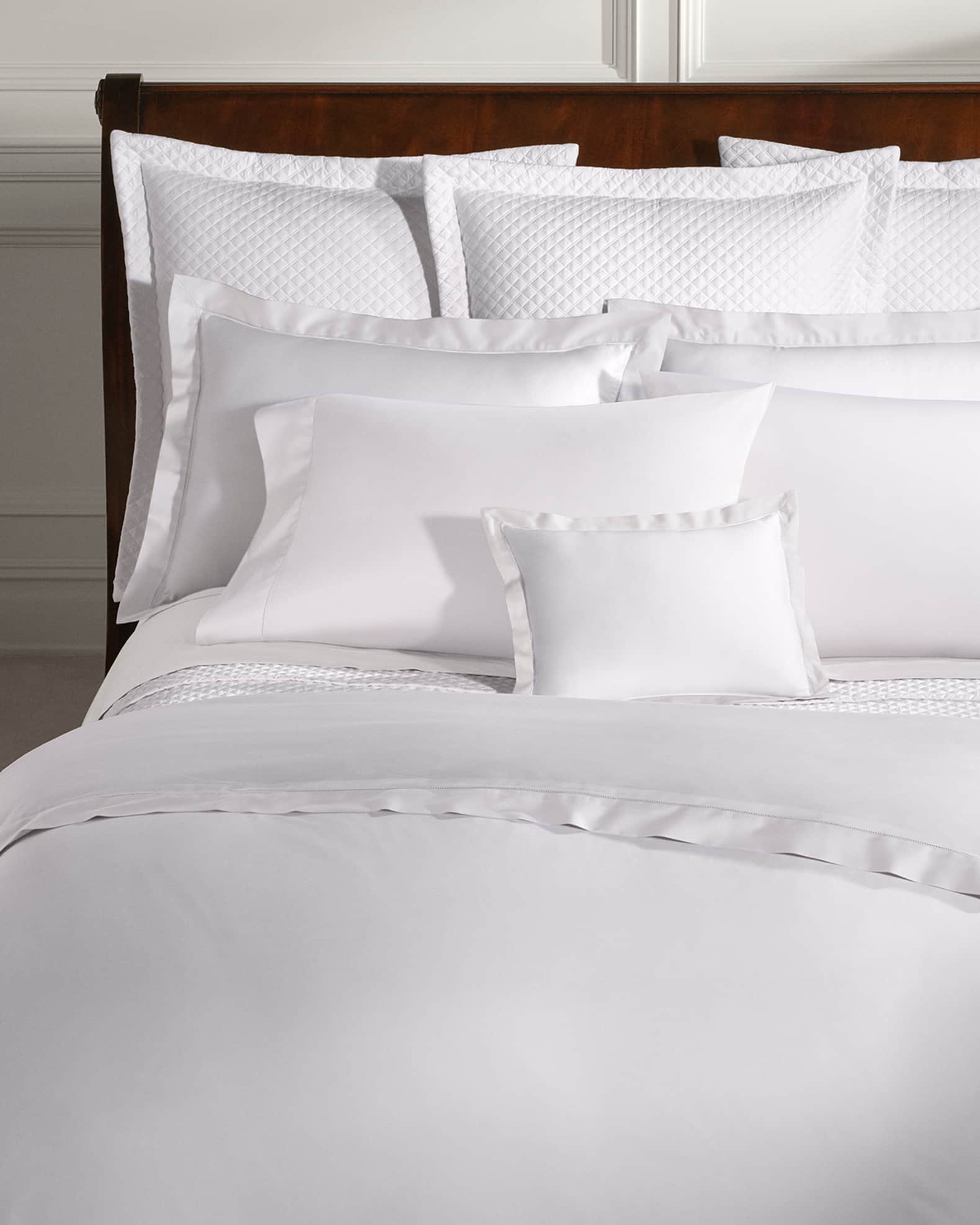 Ralph Lauren Home Organic Sateen Fitted Sheet, QUEEN | Neiman Marcus