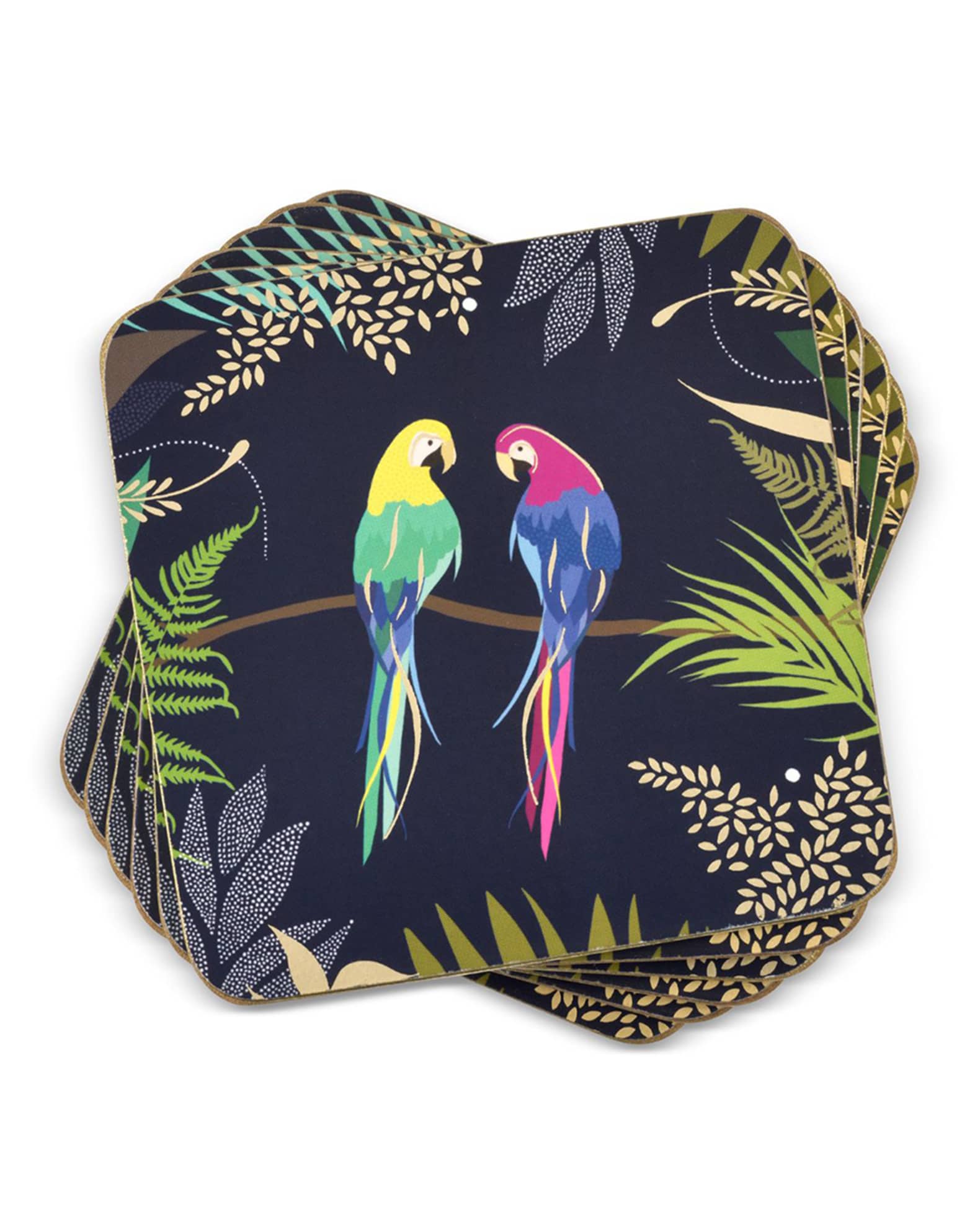 Sara Miller Sara Miller Parrot Coasters, Set of 6 | Neiman Marcus