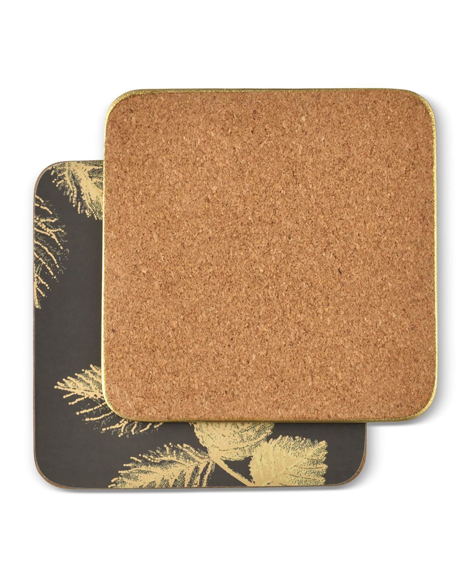 Sara Miller Sara Miller Etched Leaves Coasters, Set of 6 | Neiman Marcus