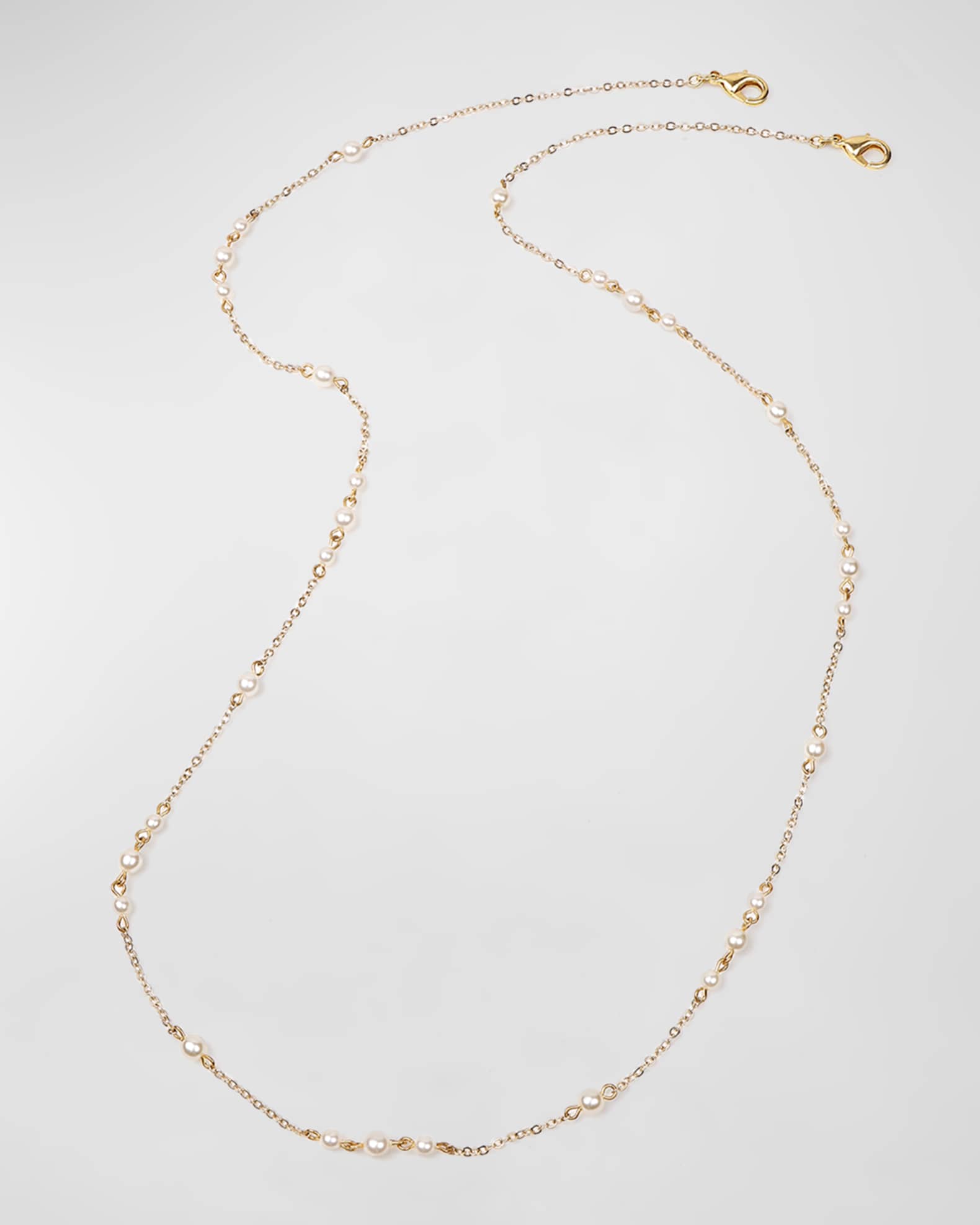 Ben-Amun Pearly Mask Chain | Neiman Marcus