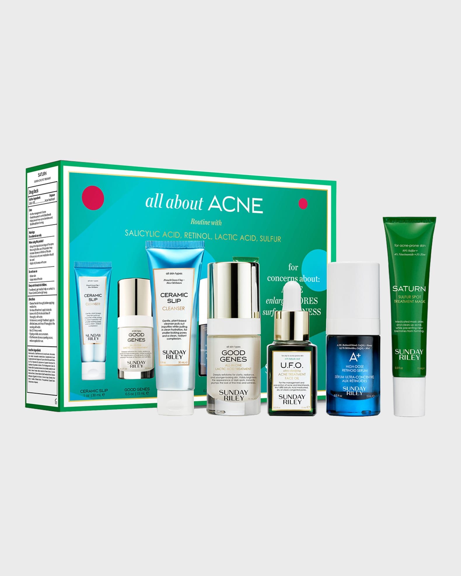 Sunday Riley Modern Skincare All About Acne Kit | Neiman Marcus