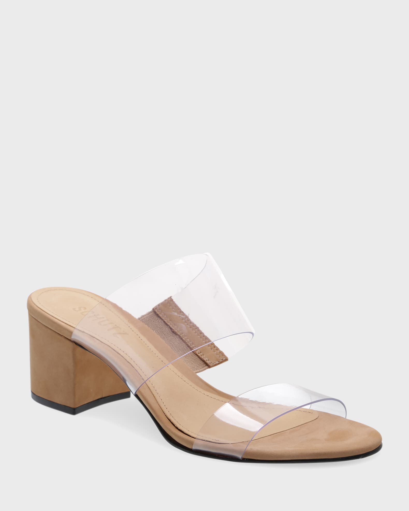 Schutz Victorie Vinyl Slide Sandals | Neiman Marcus